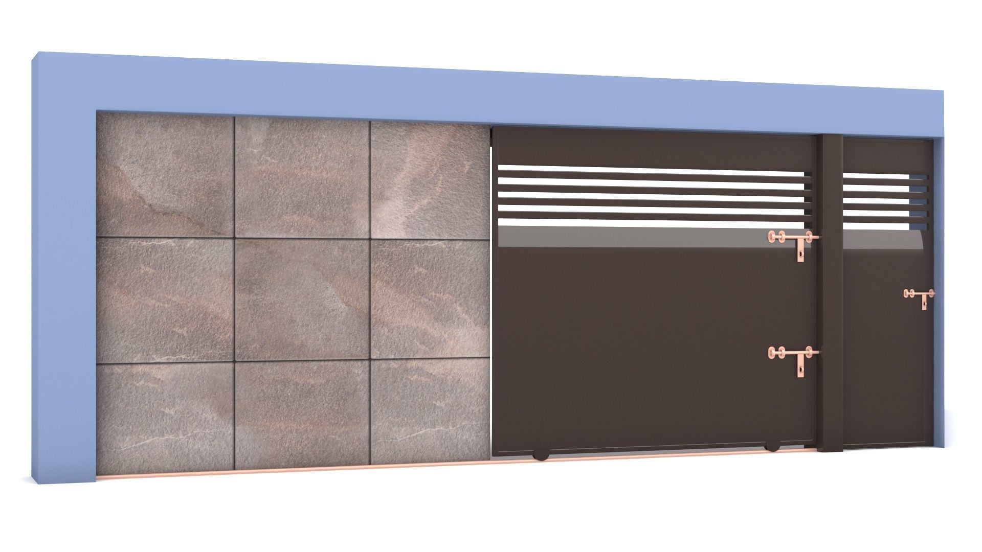 3D model Fence and Gate 07 PBR VR / AR / low-poly | CGTrader