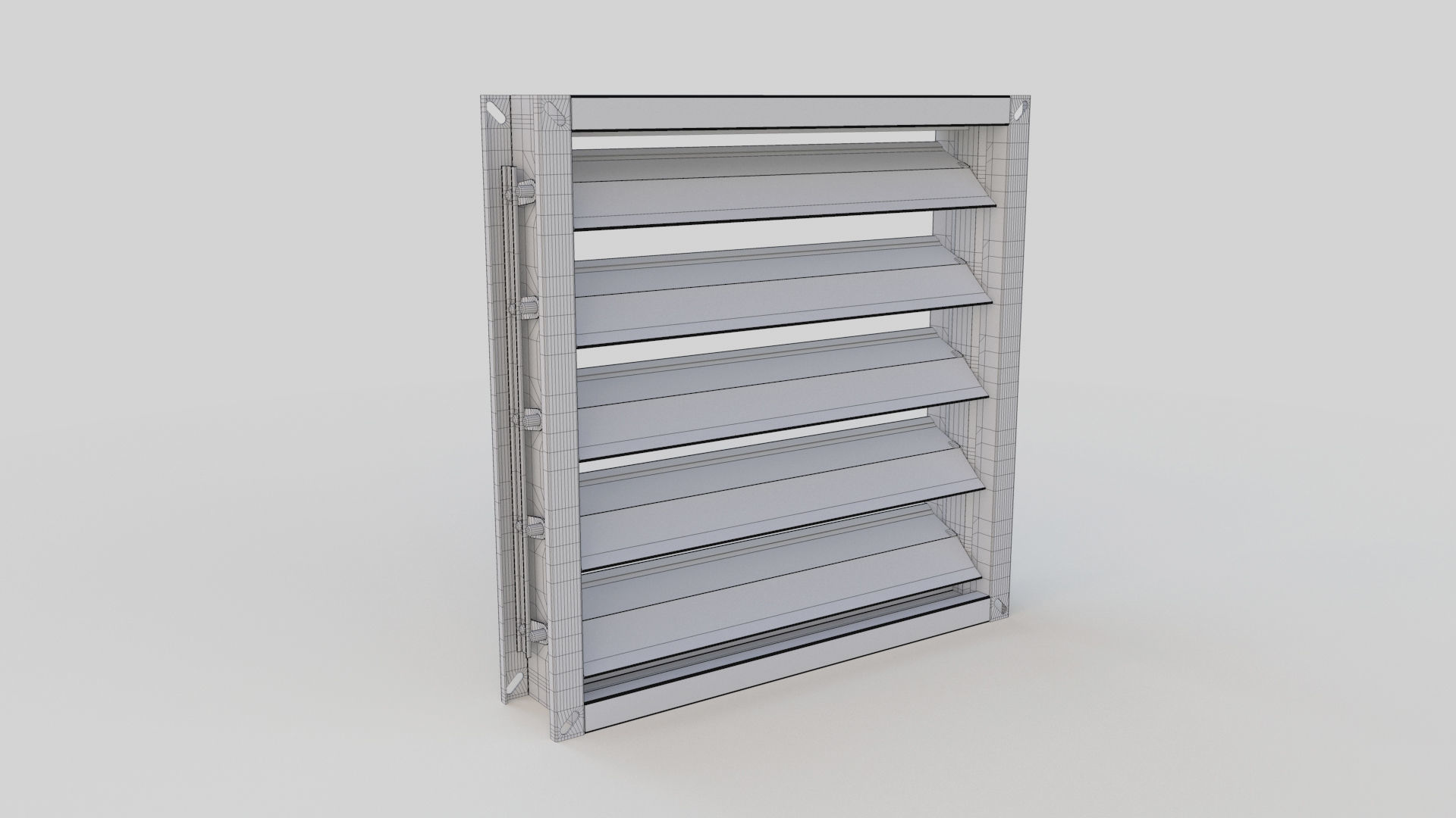 3D model Damper HVAC VR / AR / low-poly | CGTrader