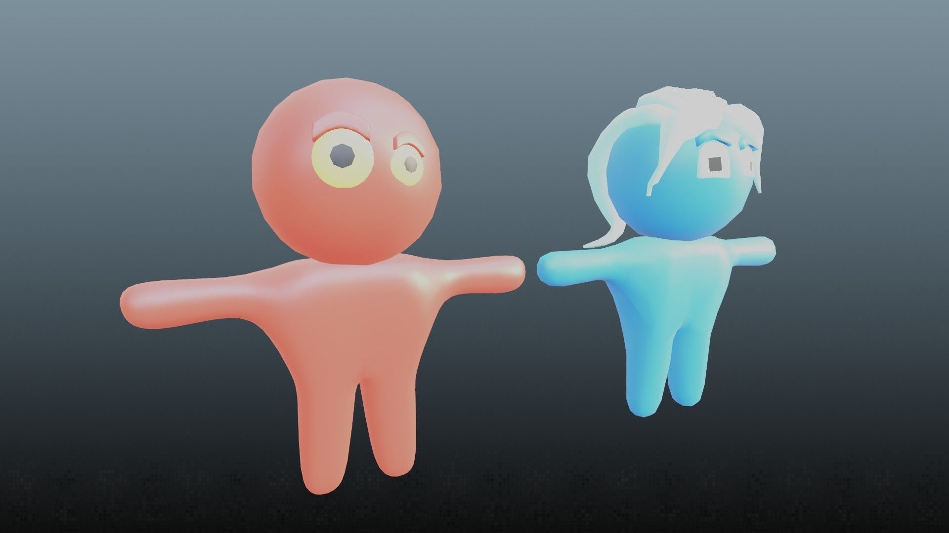 3D model Fire And Water VR / AR / low-poly | CGTrader