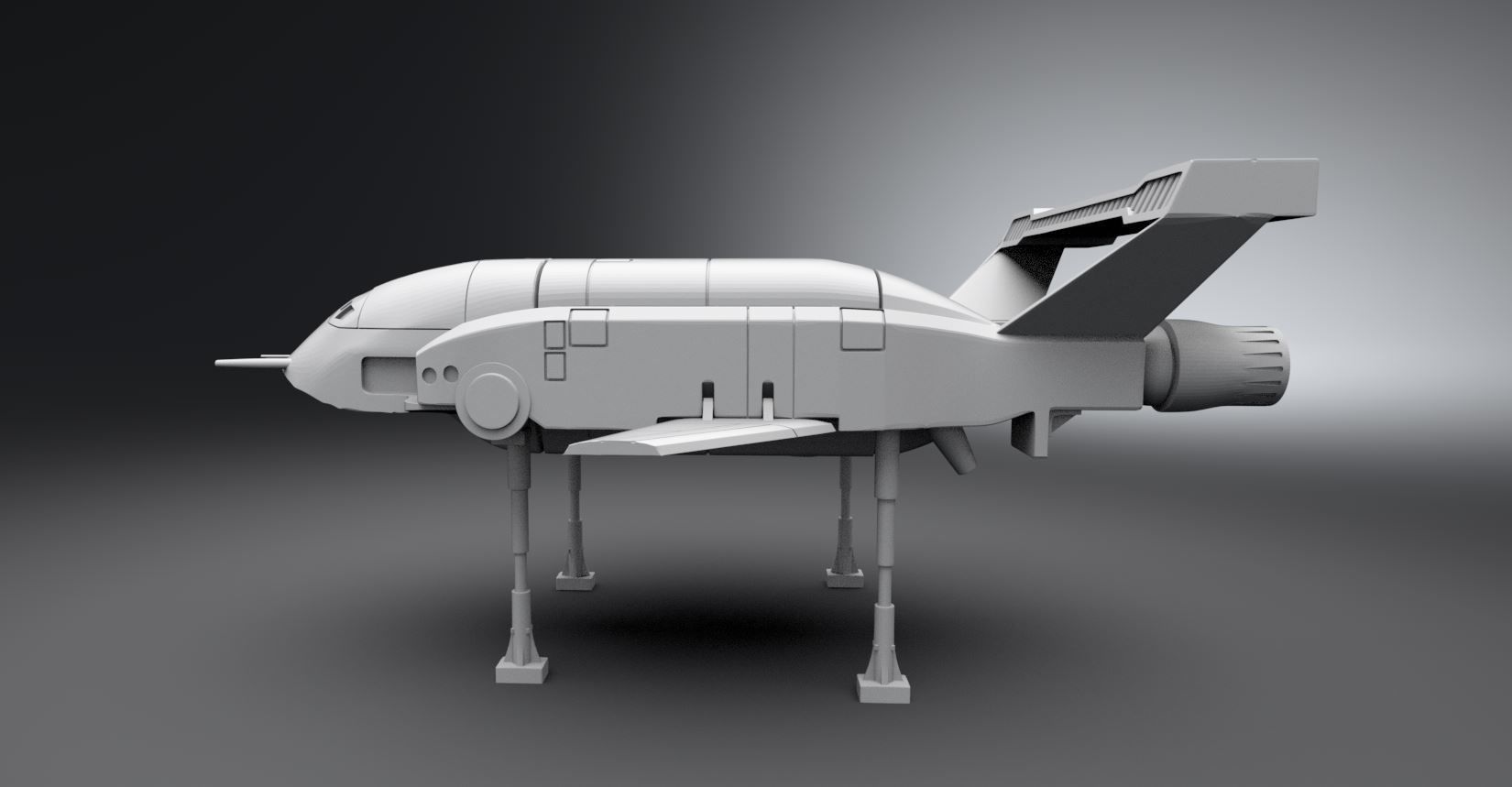 Thunderbird2 2015 scale model 3D model 3D printable | CGTrader