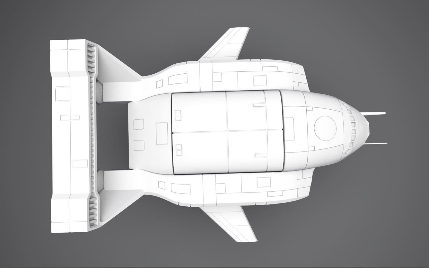 Thunderbird2 2015 scale model 3D model 3D printable | CGTrader