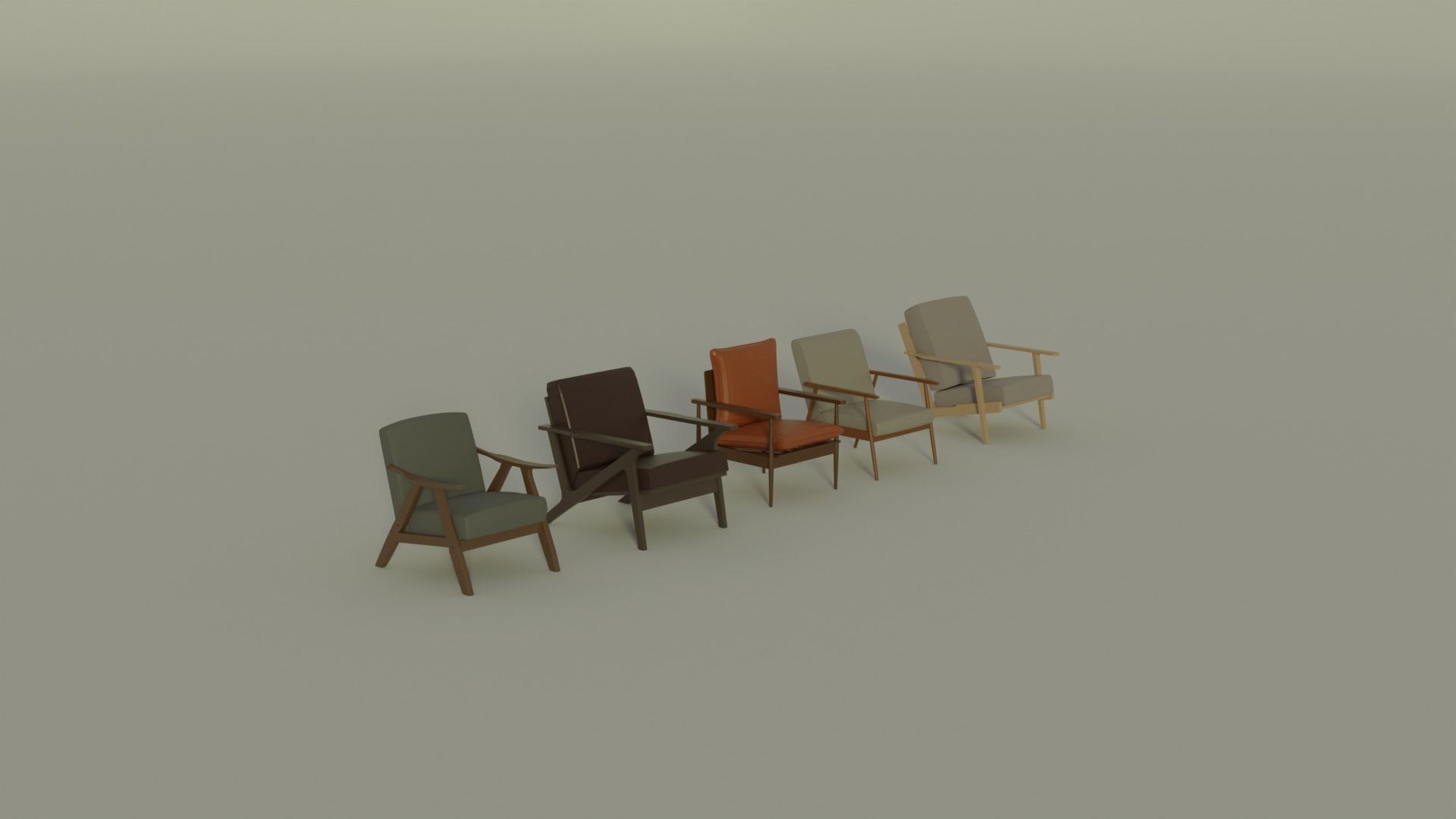 Low Poly Chairs - Unreal - Unity - Blender free VR / AR / low-poly 3D ...