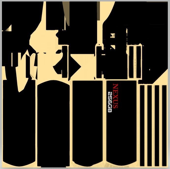 3D model Usb stick with and without Texts and Low Poly VR / AR / low ...