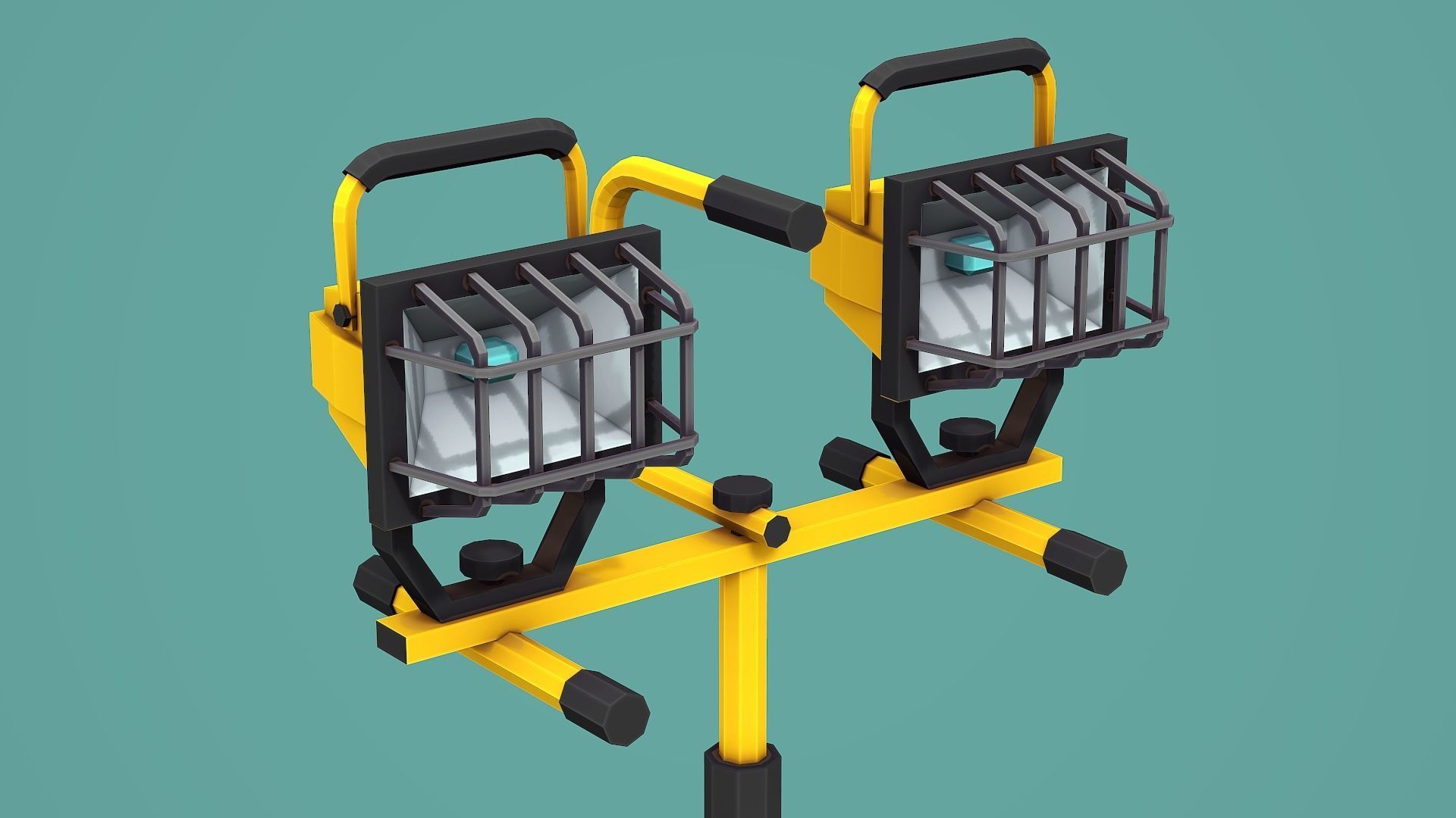 3D model Construction Lantern - Low Poly Mobile Ready VR / AR / low ...