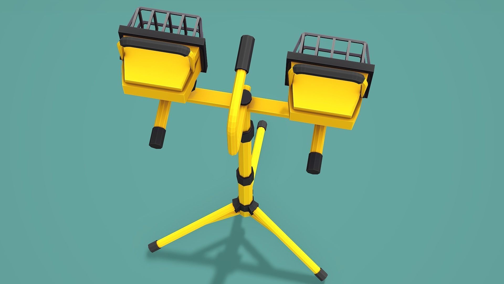 3D model Construction Lantern - Low Poly Mobile Ready VR / AR / low ...