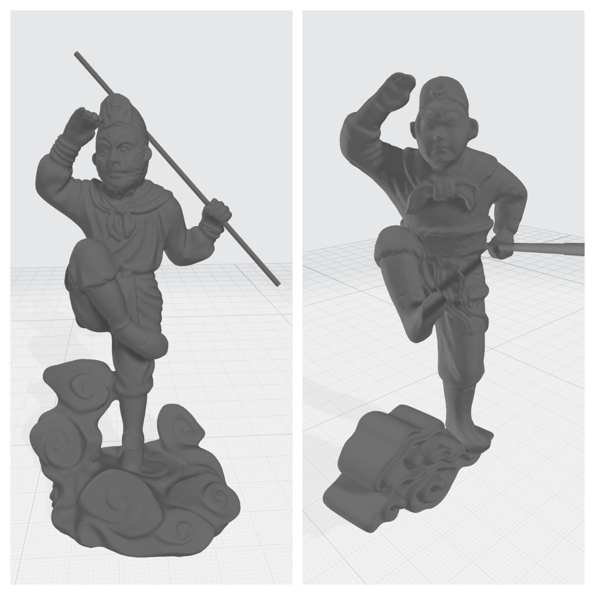 Sun Wukong Monkey King 3D Model 3D model 3D printable | CGTrader