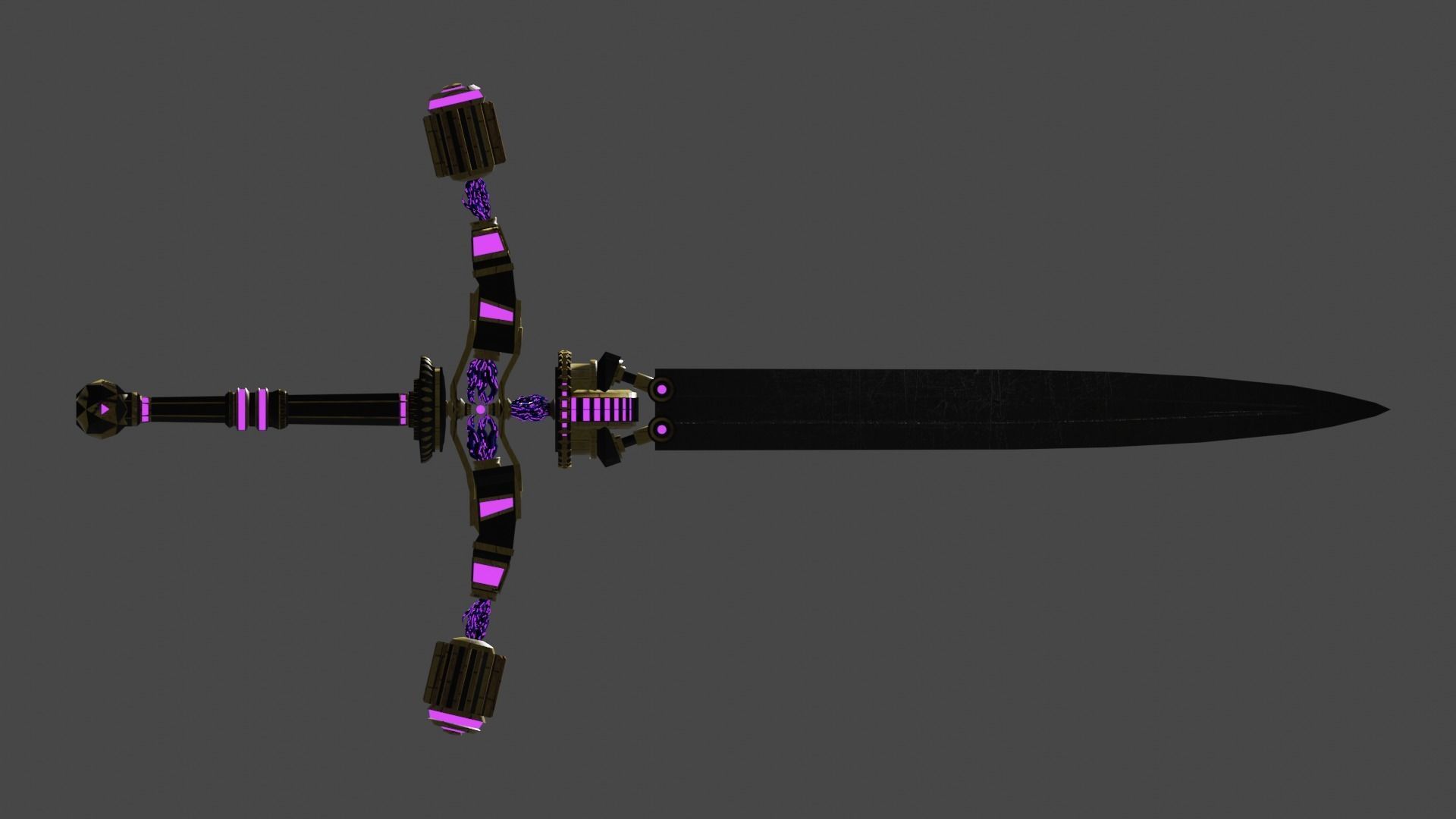 3D model Cursed Sword VR / AR / low-poly | CGTrader