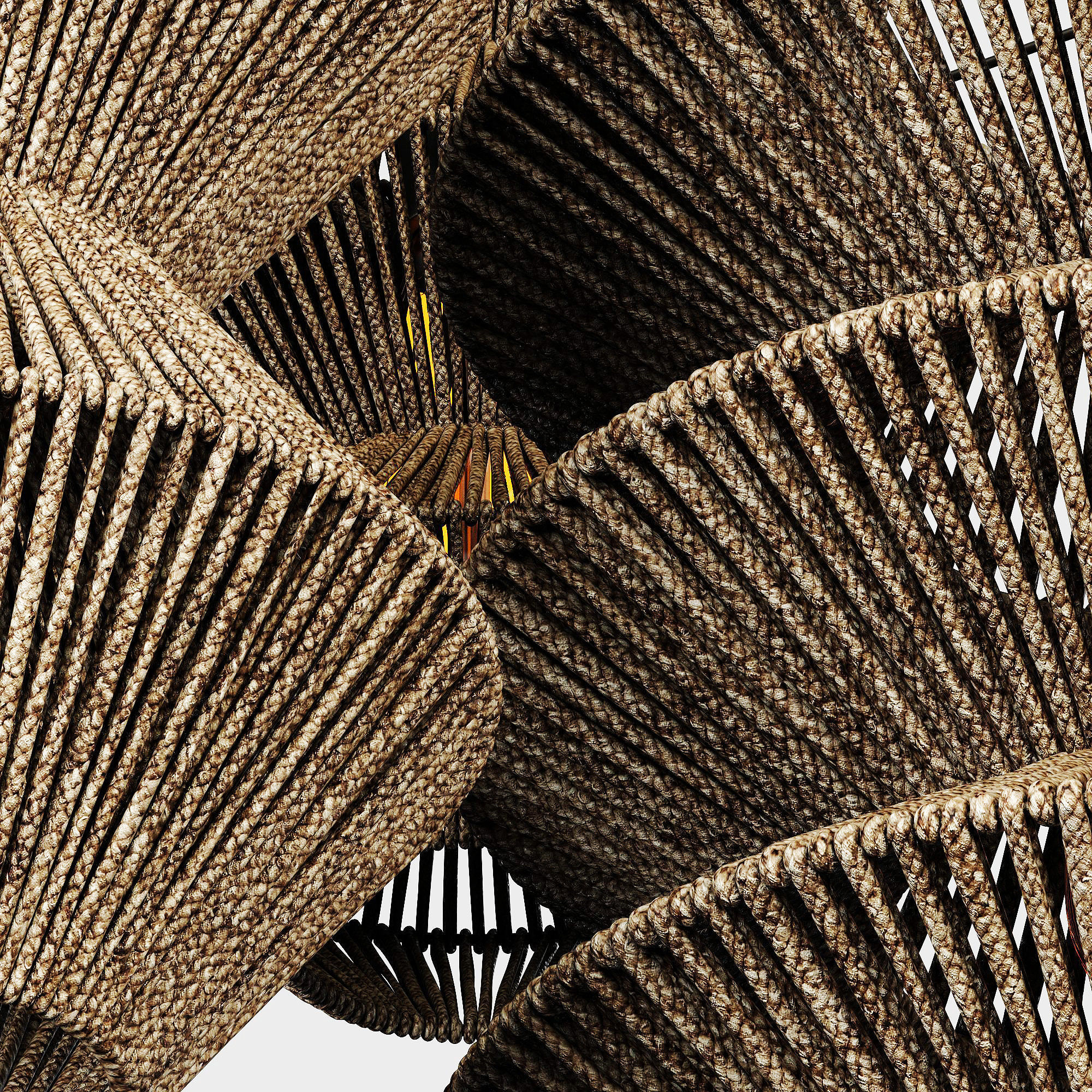 Lamp rope ZigZag n3 3D model | CGTrader