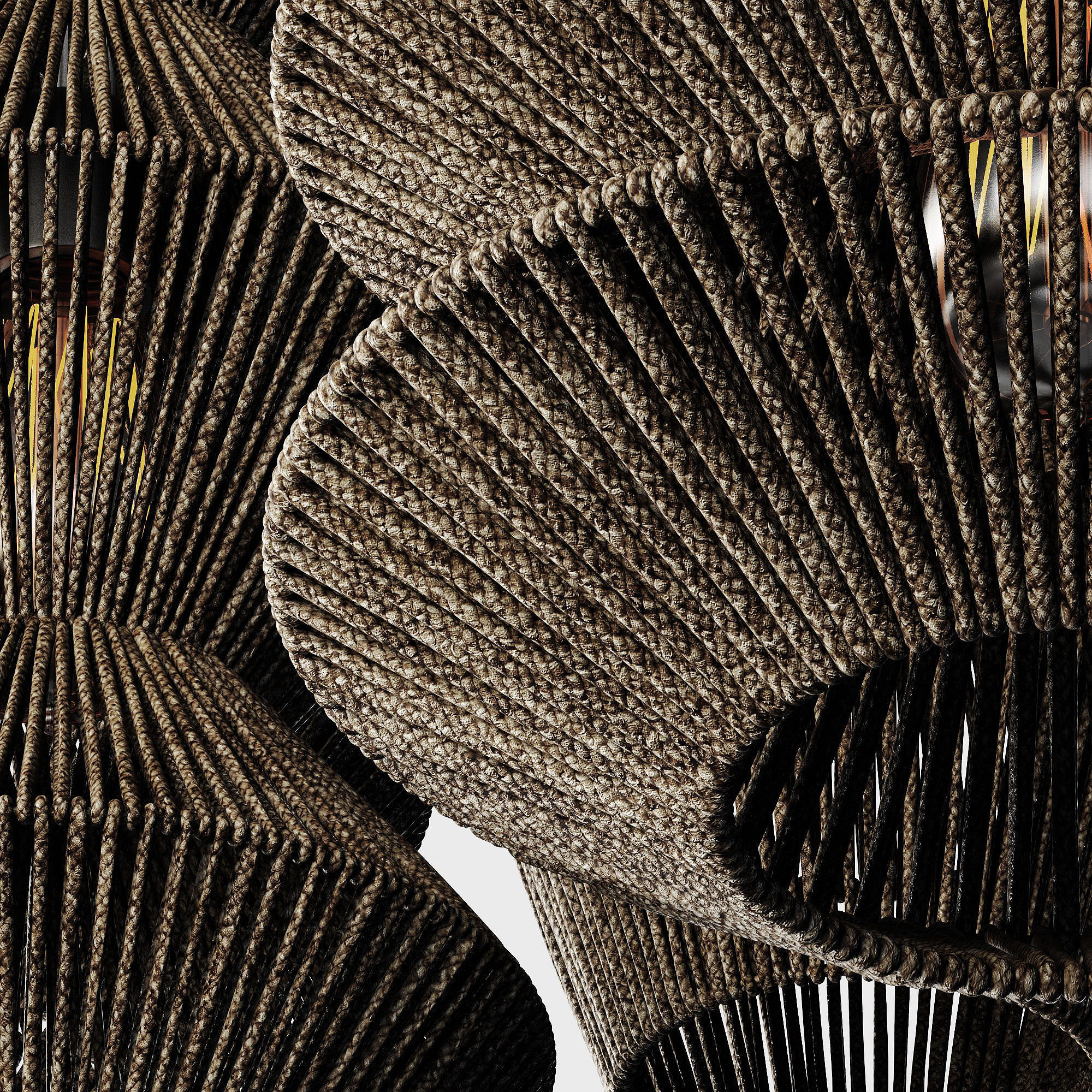 Lamp rope ZigZag n3 3D model | CGTrader