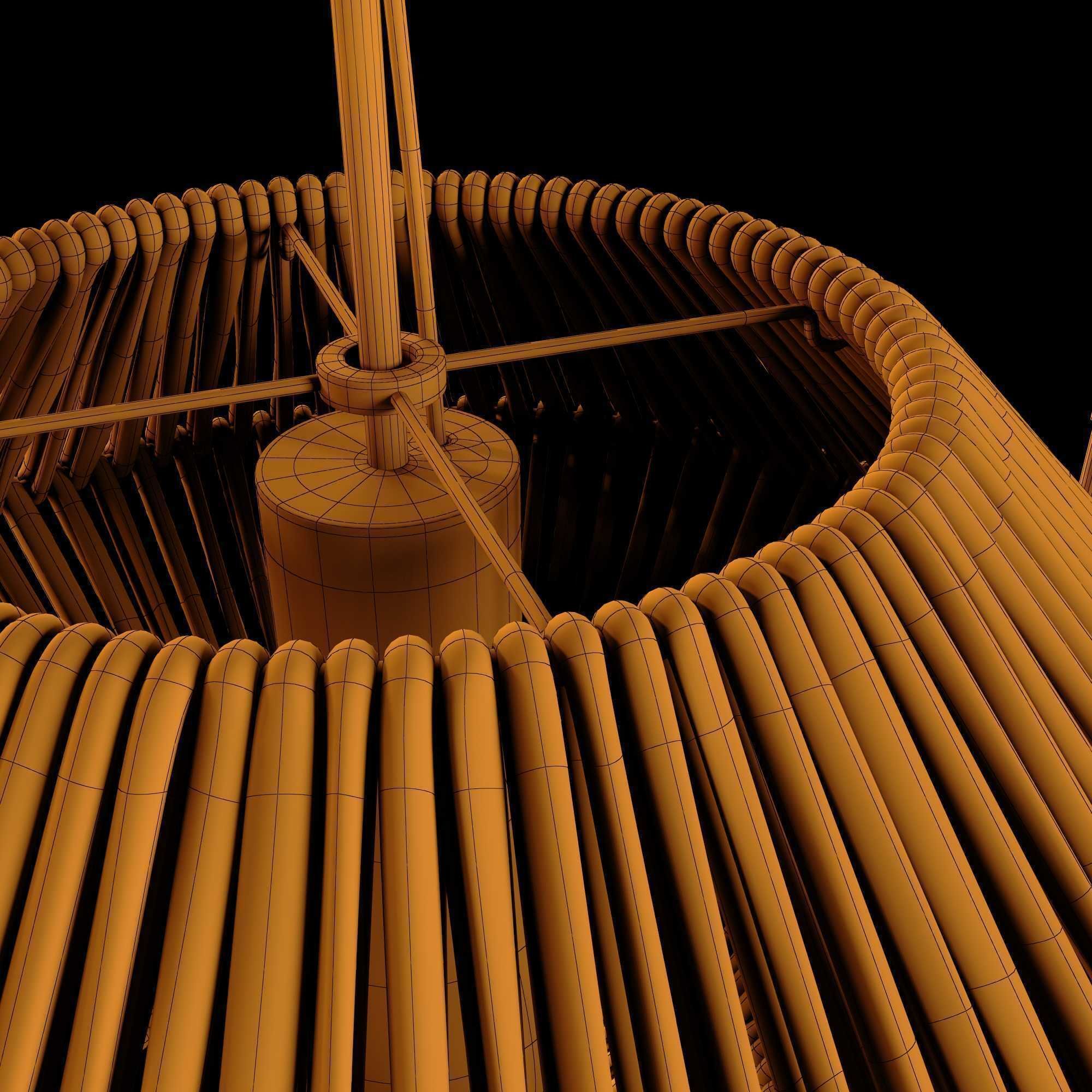 Lamp cone rope n8 3D model | CGTrader