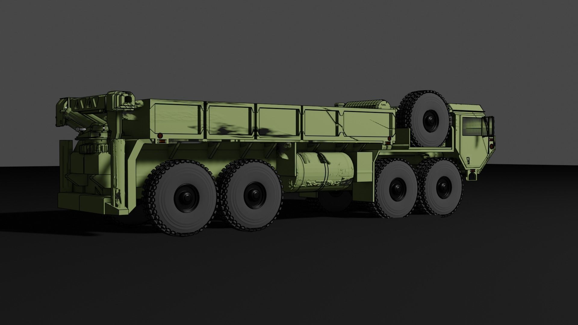 M997 Hemtt Oshkosh MLRS Ammunition Truck 3D model 3D printable | CGTrader