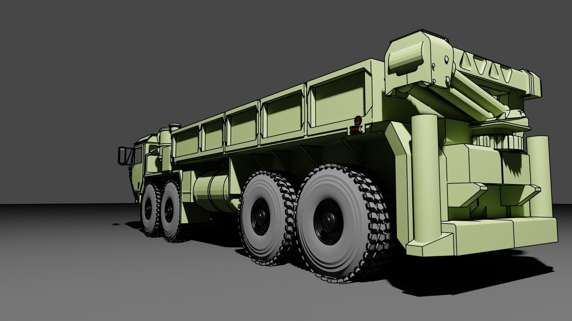 M997 Hemtt Oshkosh MLRS Ammunition Truck 3D model 3D printable | CGTrader