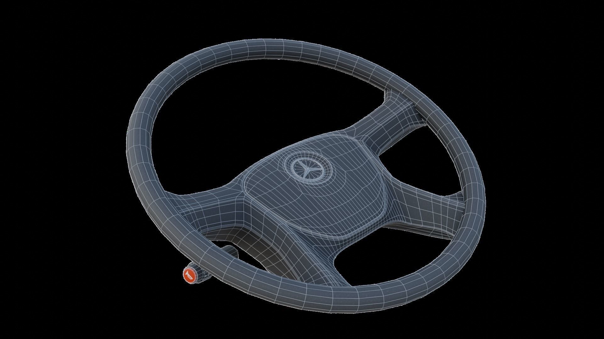 3D model mercy steering wheel only low poly VR / AR / low-poly | CGTrader