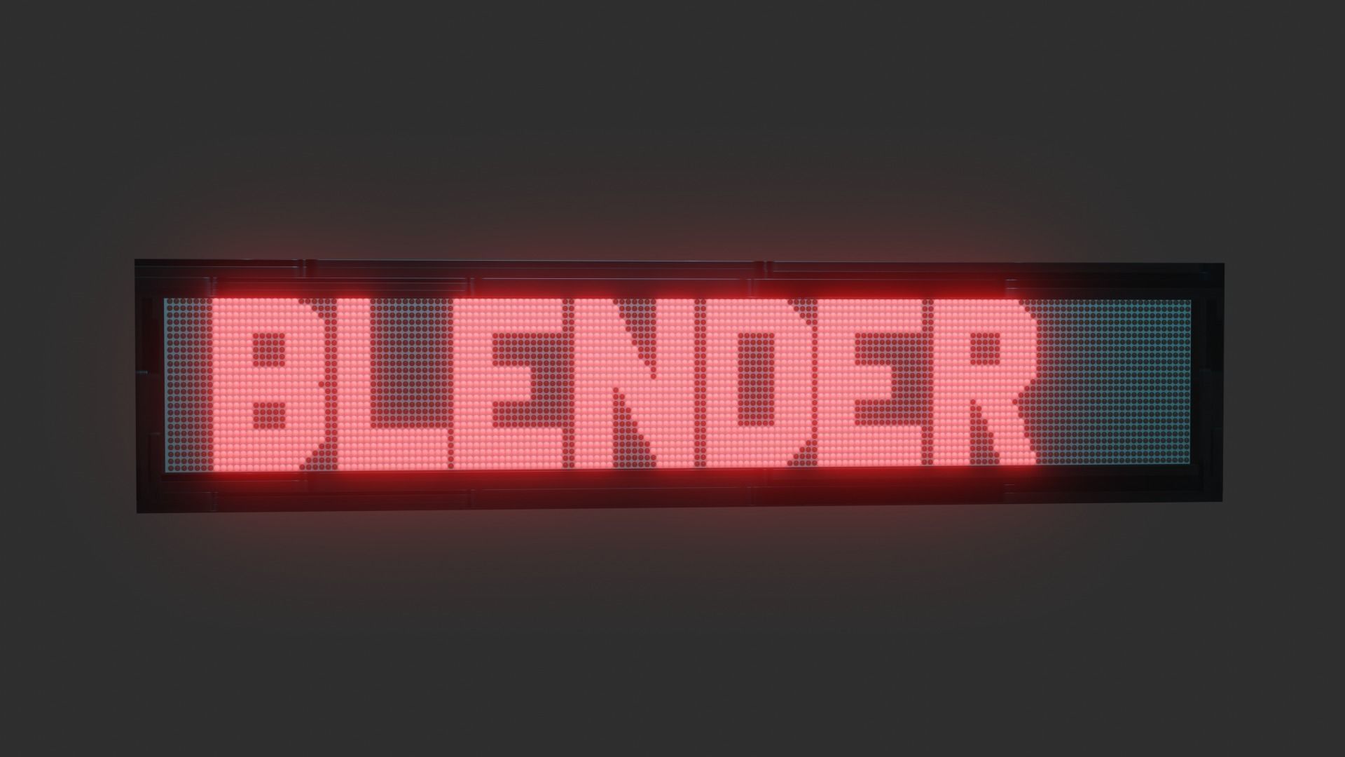 LED Board 3D model animated | CGTrader