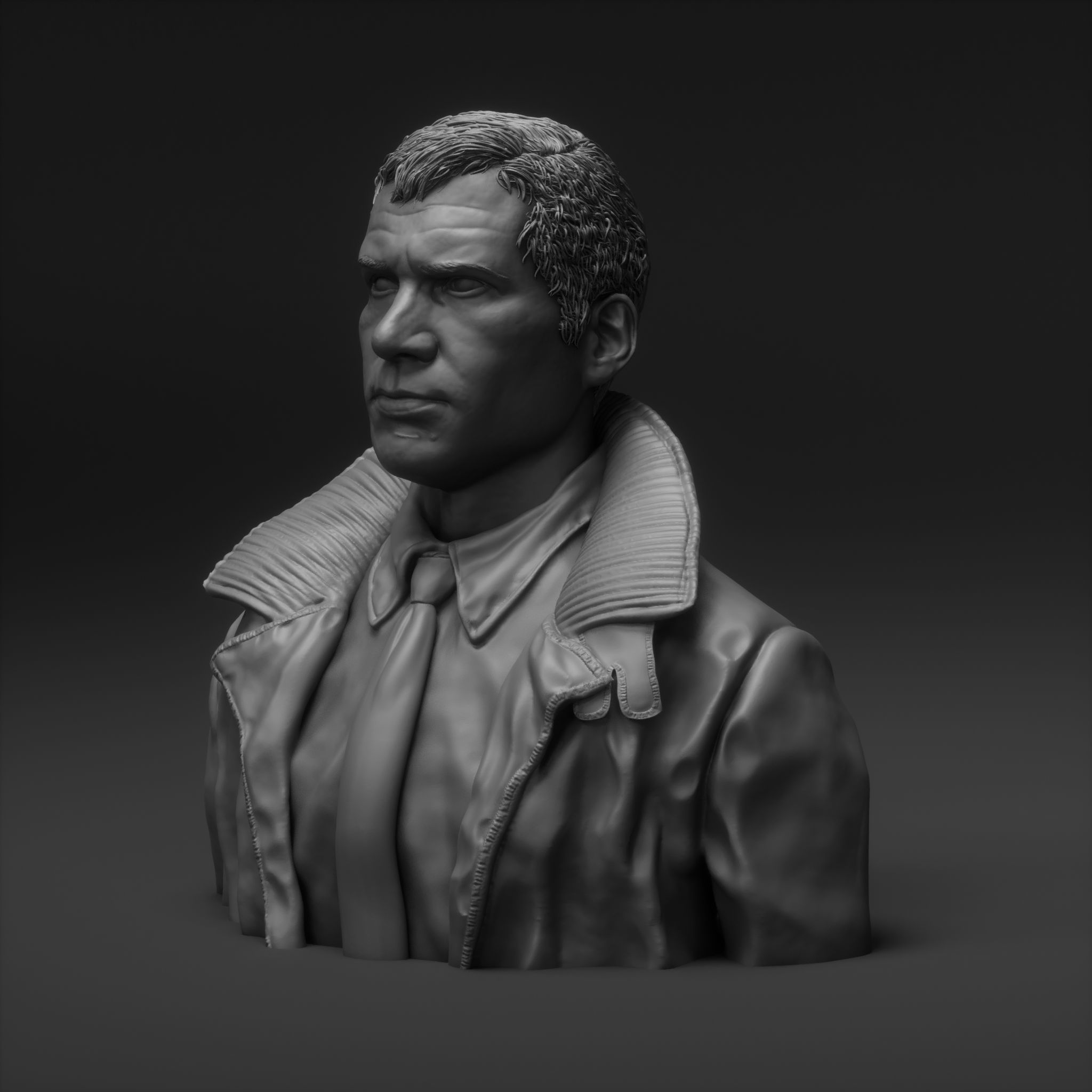 Harrison Ford - Rick Deckard - Blade Runner 3D model 3D printable ...