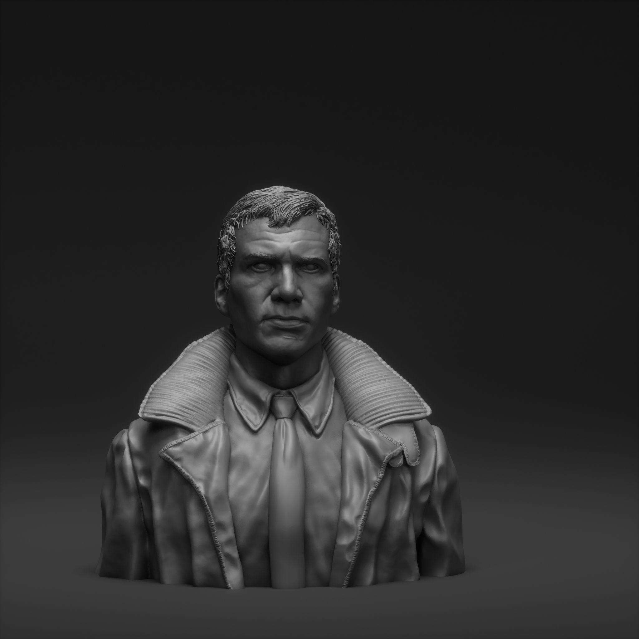 Harrison Ford - Rick Deckard - Blade Runner 3D model 3D printable ...