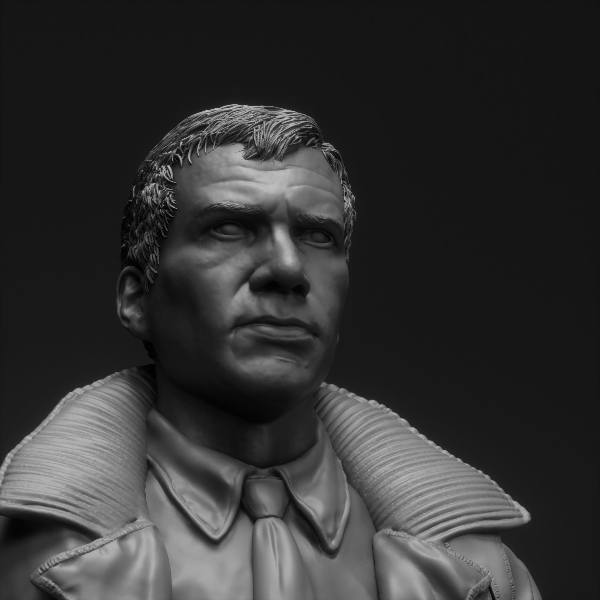 Harrison Ford - Rick Deckard - Blade Runner 3D model 3D printable ...