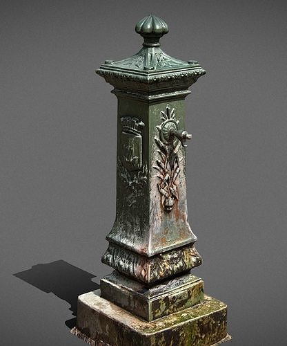 3D model Paris Fountain VR / AR / low-poly | CGTrader
