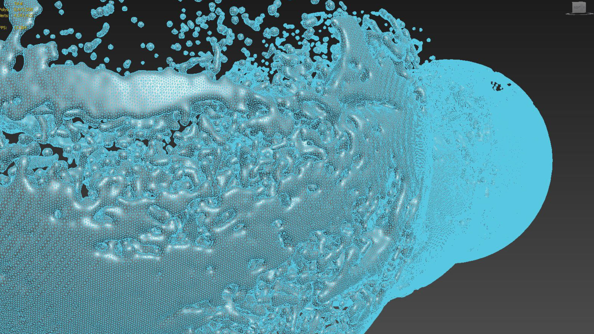 Water Ball Splash Animation 3D model | CGTrader
