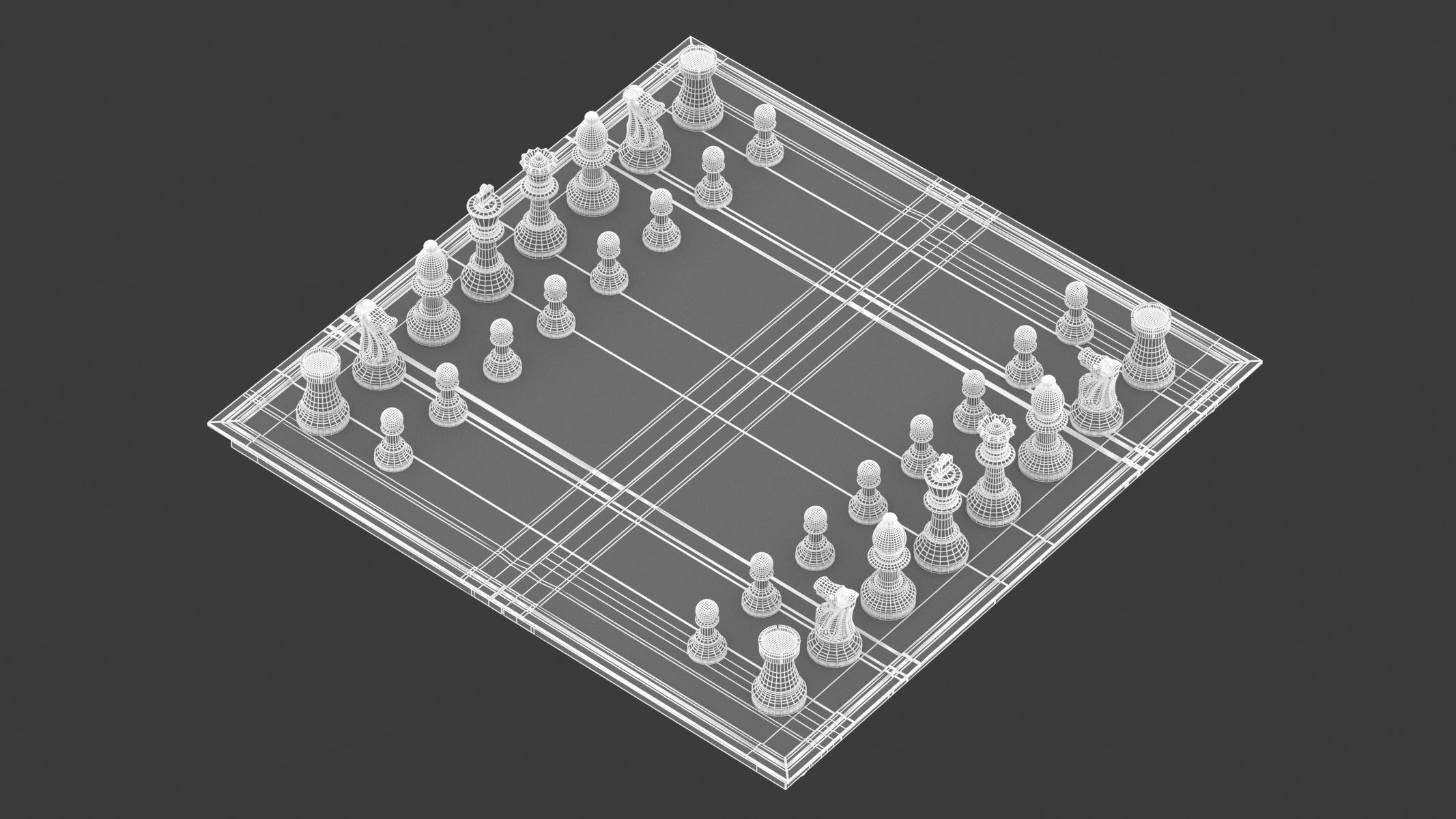 ChessBoard PBR Realistic chess board 3D model | CGTrader