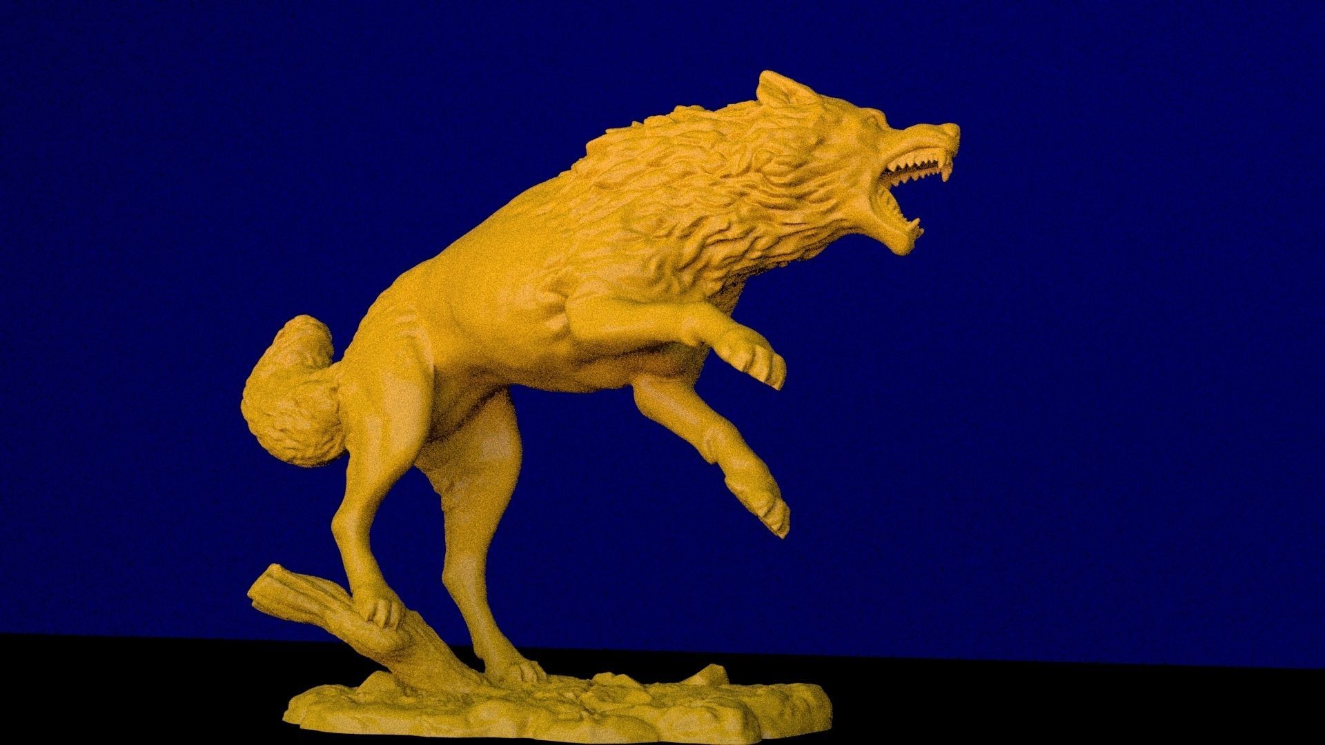 wolf warrior 3D model 3D printable | CGTrader