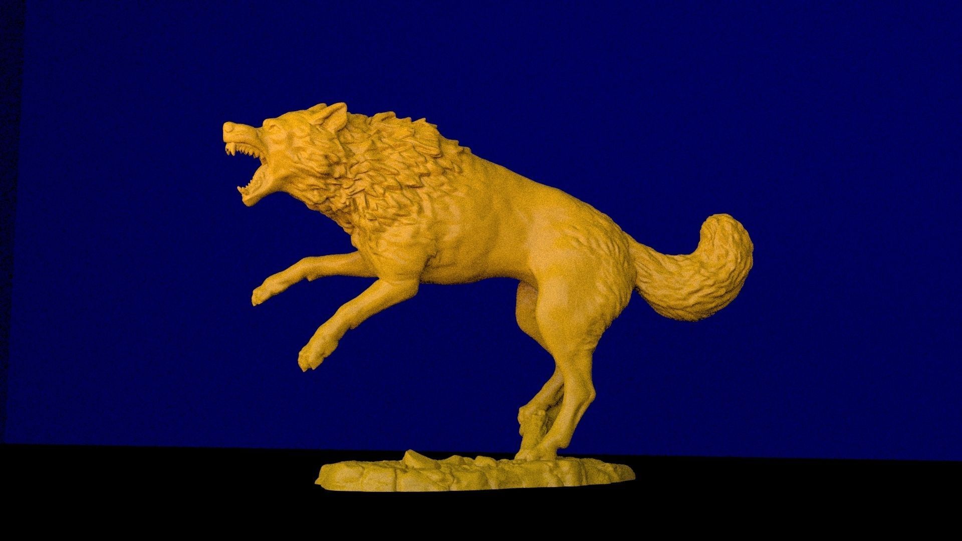 wolf warrior 3D model 3D printable | CGTrader