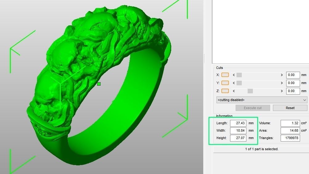 Skull and tentacle ring STL 3d model for 3d printing 3D model 3D ...