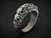 Skull and tentacle ring STL 3d model for 3d printing 3D model 3D ...