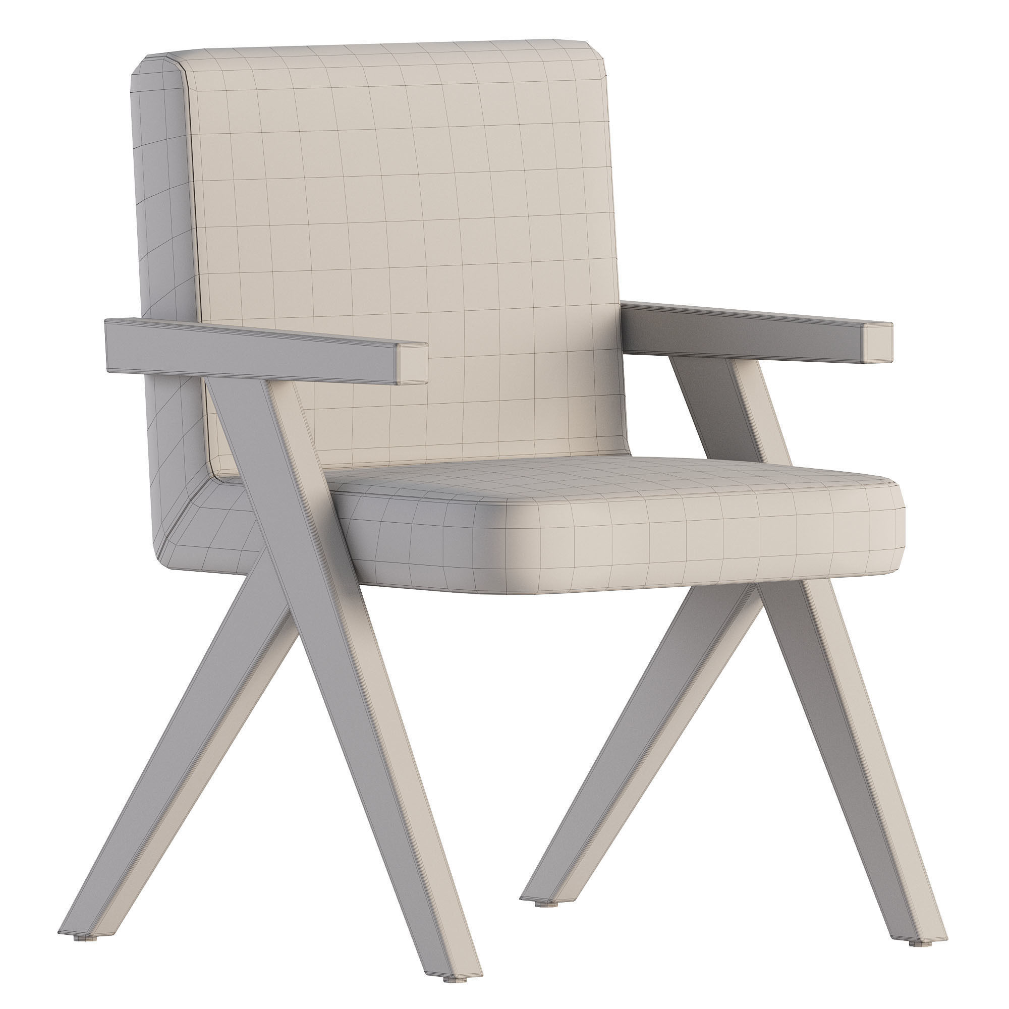 POLTRONA DE MADEIRA chair set 3D model | CGTrader
