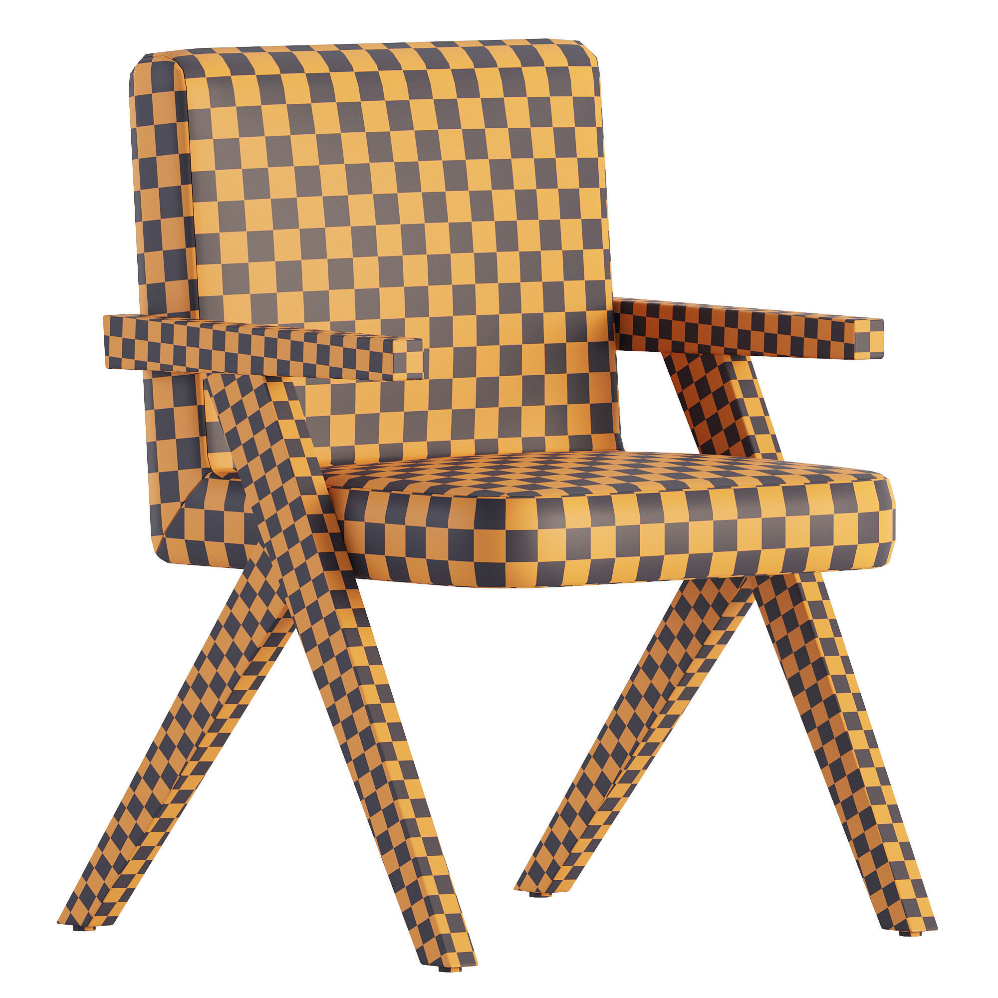 POLTRONA DE MADEIRA chair set 3D model | CGTrader