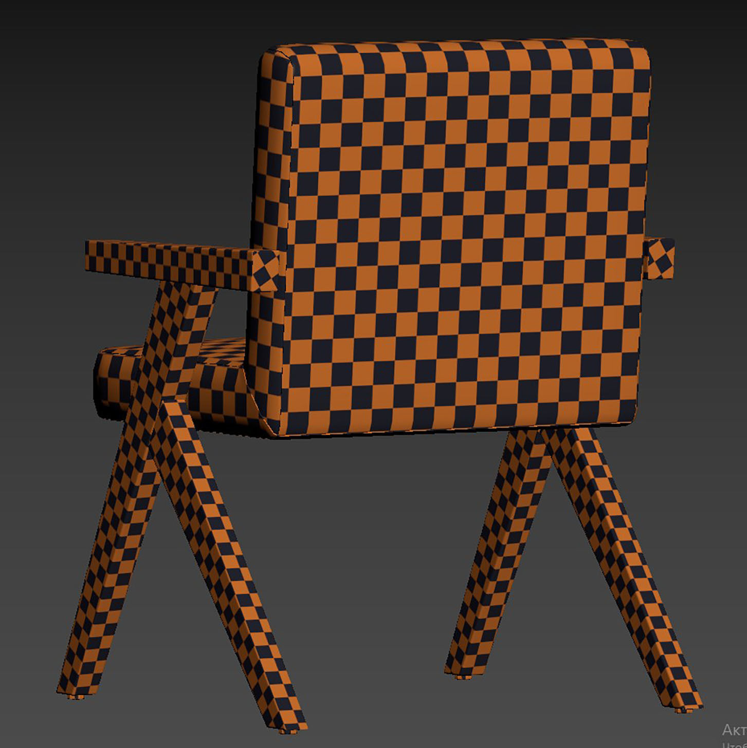 POLTRONA DE MADEIRA chair set 3D model | CGTrader