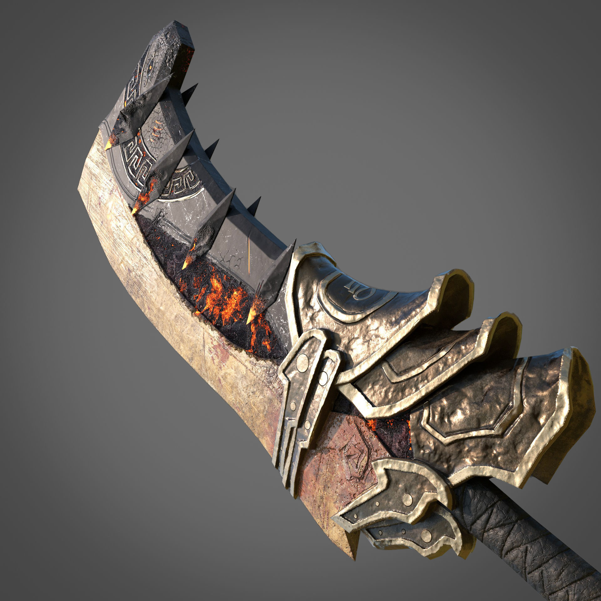 3D model Monster Hunter Sword VR / AR / low-poly | CGTrader