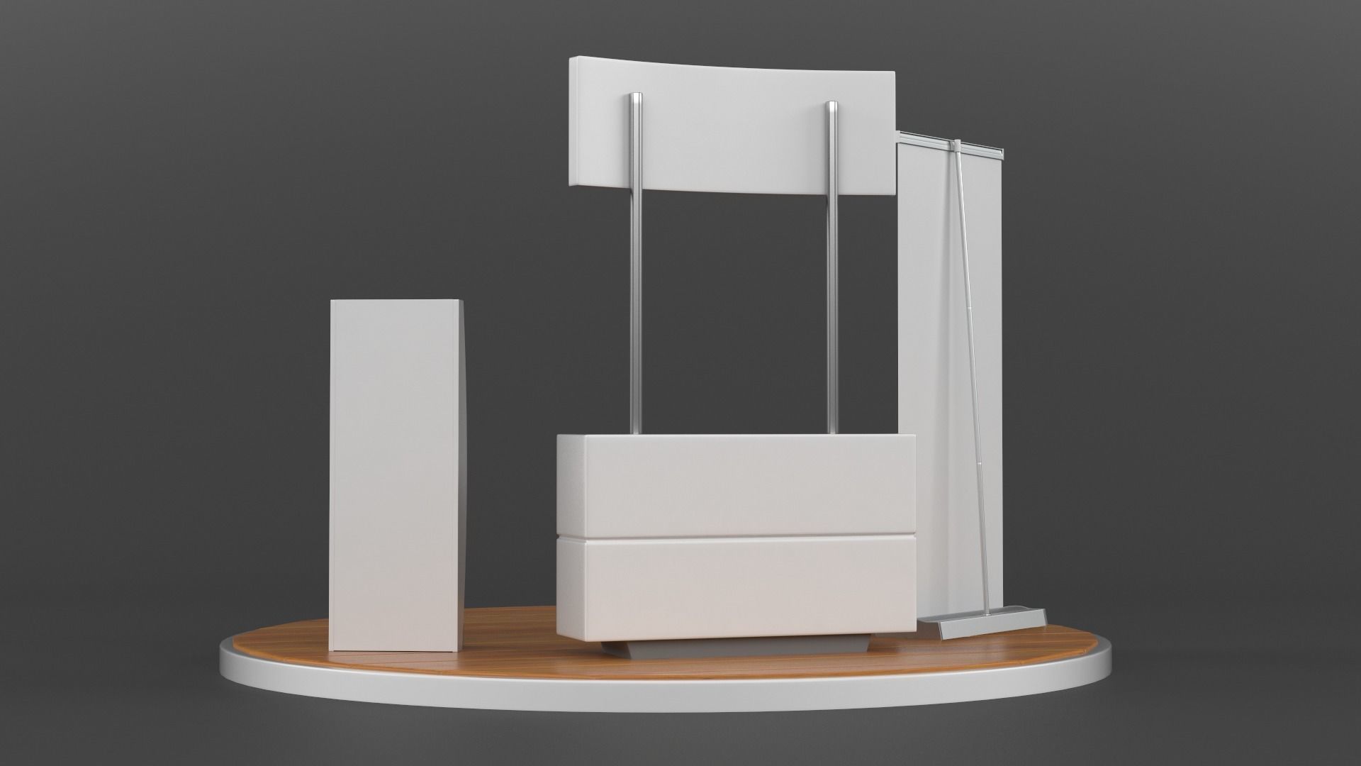 Exhibition Stand Design 3D model | CGTrader