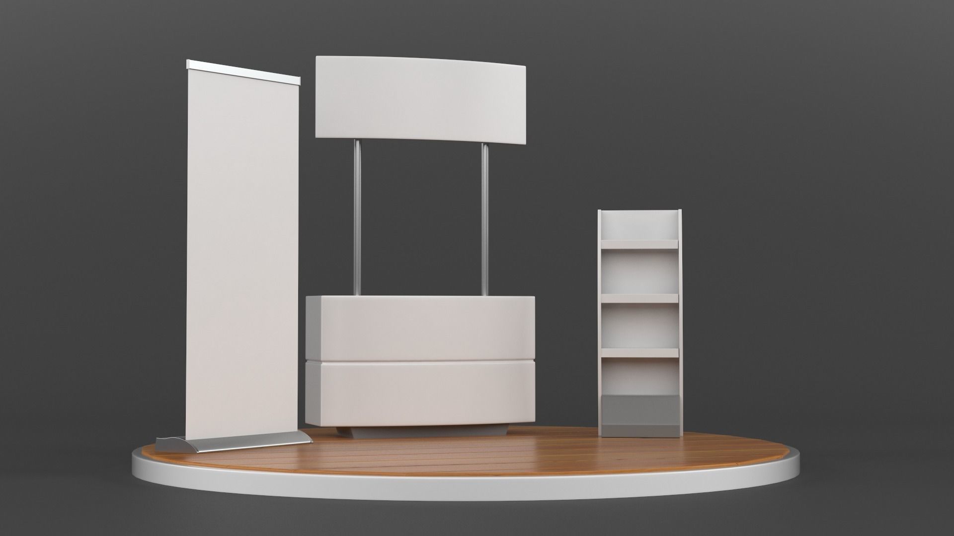 Exhibition Stand Design 3D model | CGTrader