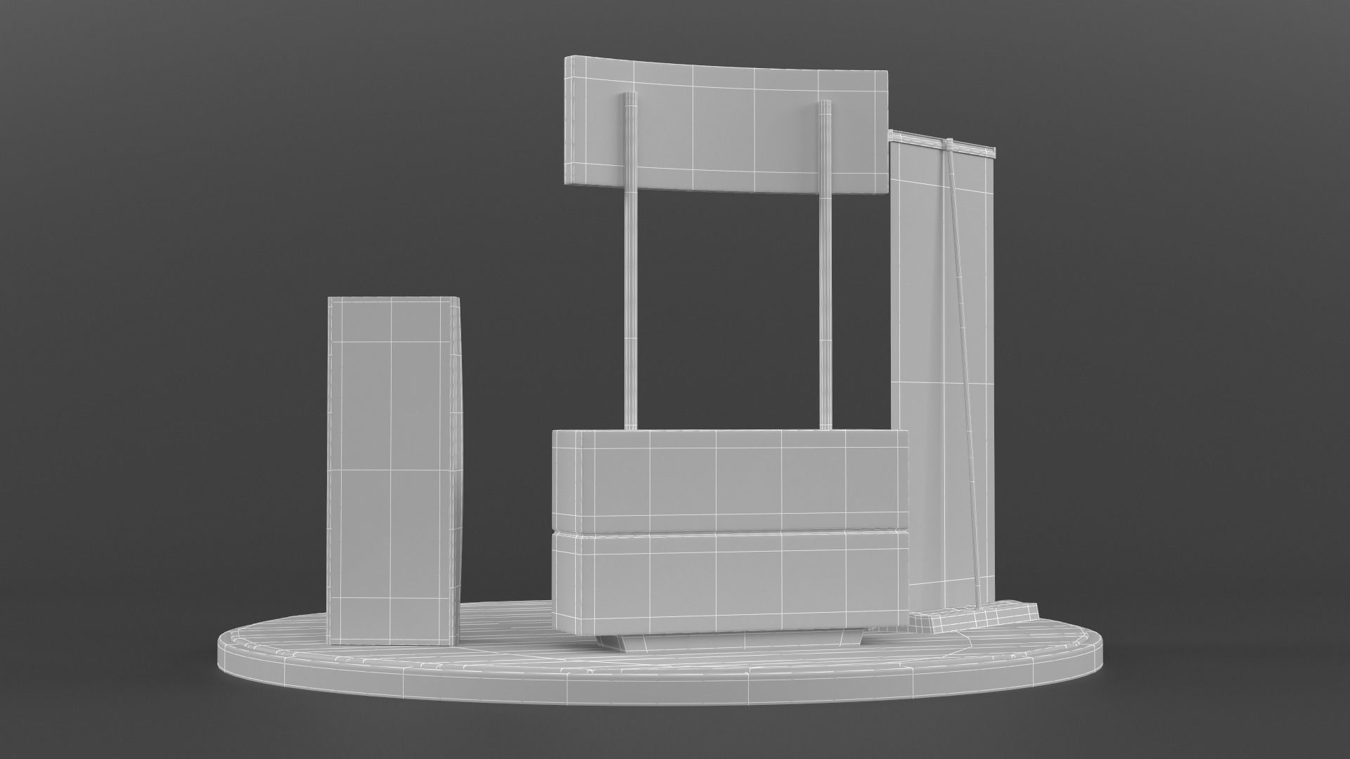 Exhibition Stand Design 3D model | CGTrader