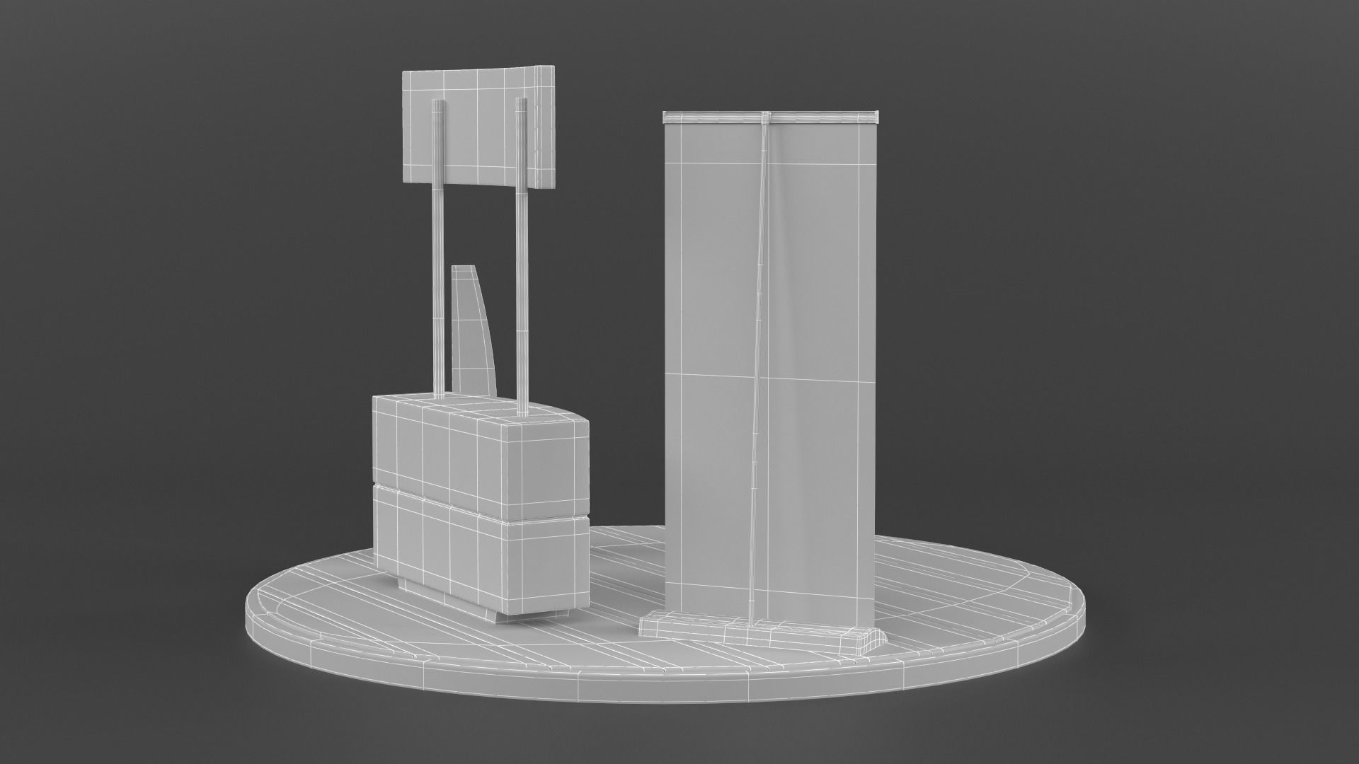 Exhibition Stand Design 3D model | CGTrader