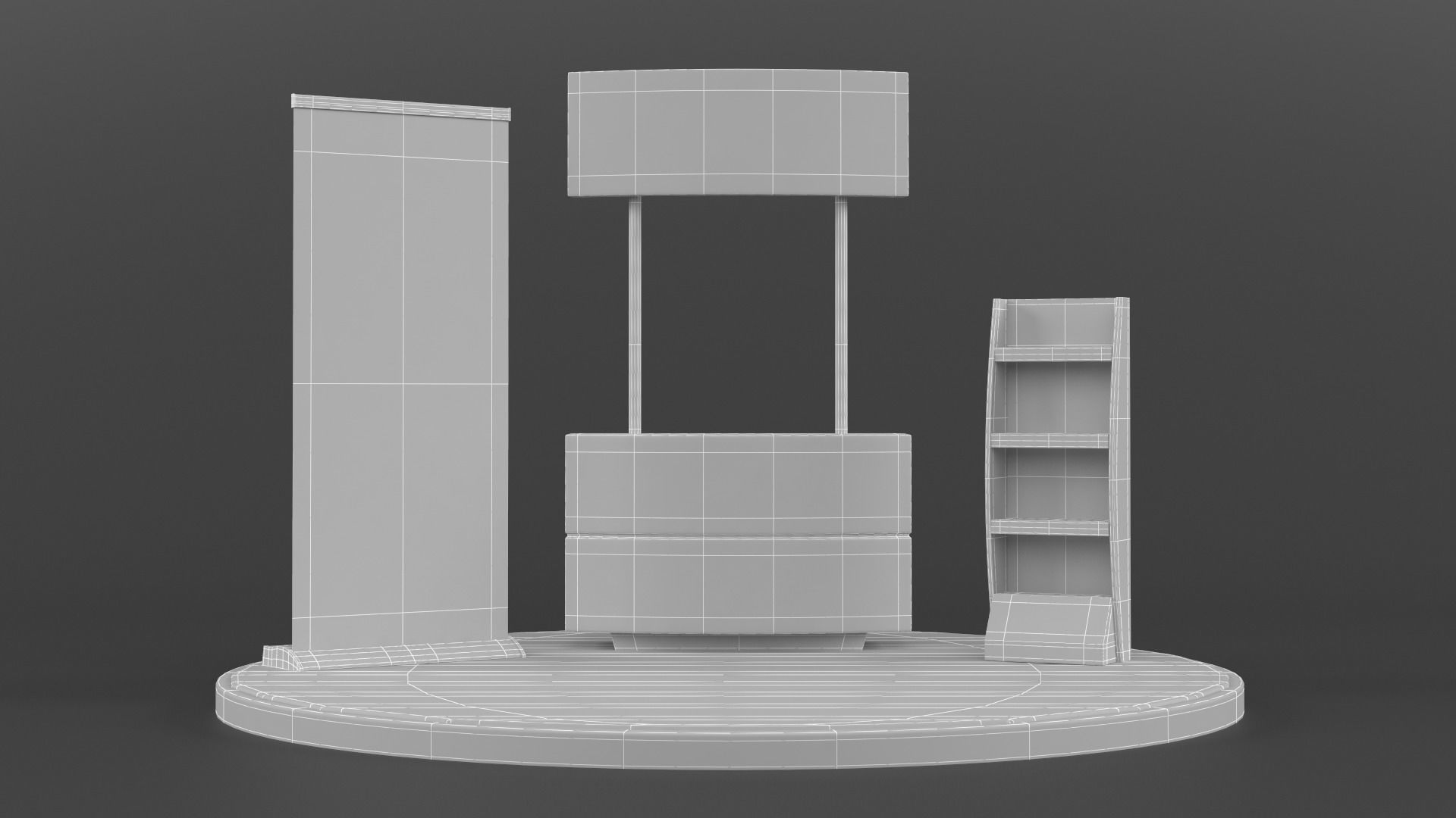 Exhibition Stand Design 3D model | CGTrader