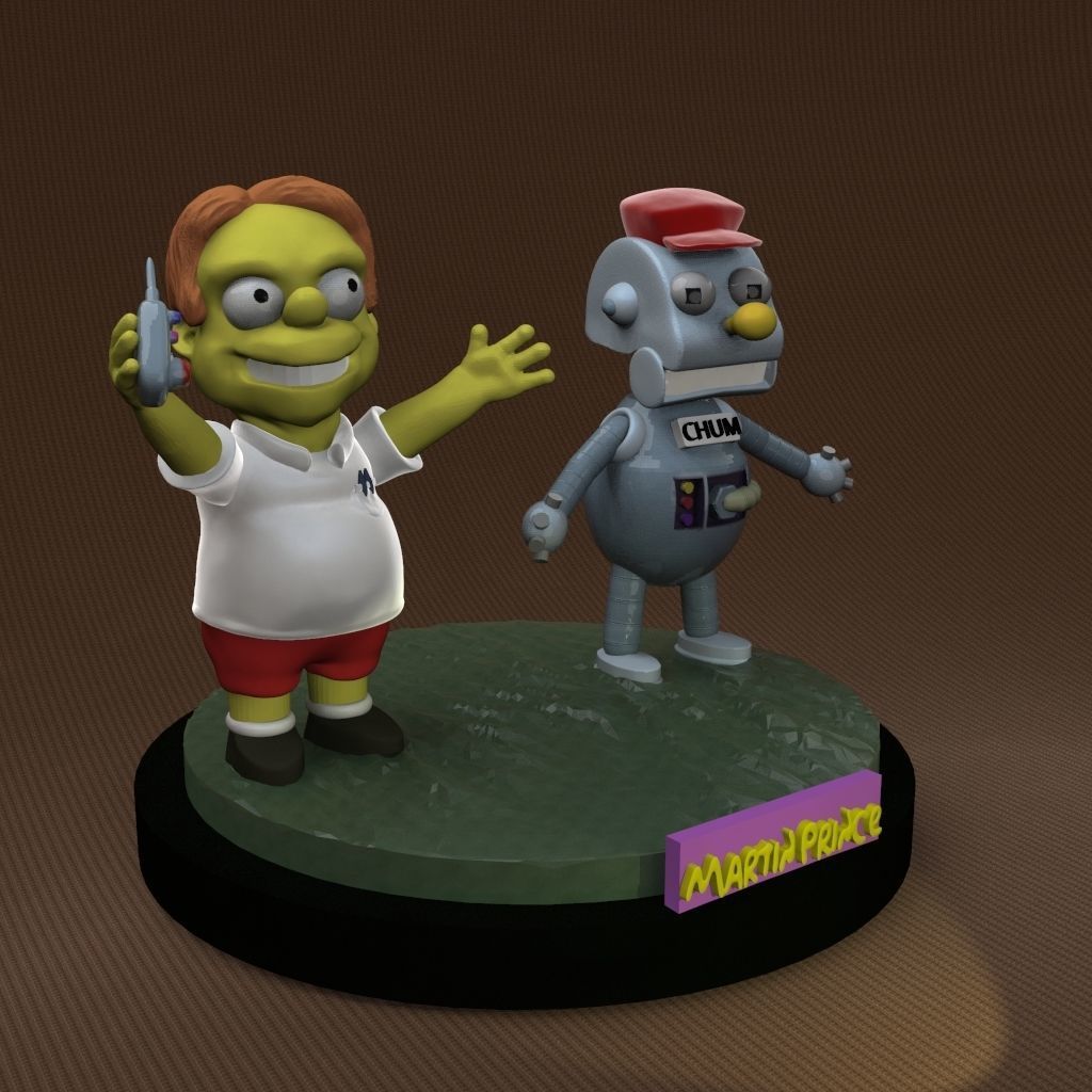 MARTIN PRINCE AND CHUM 3D model 3D printable | CGTrader