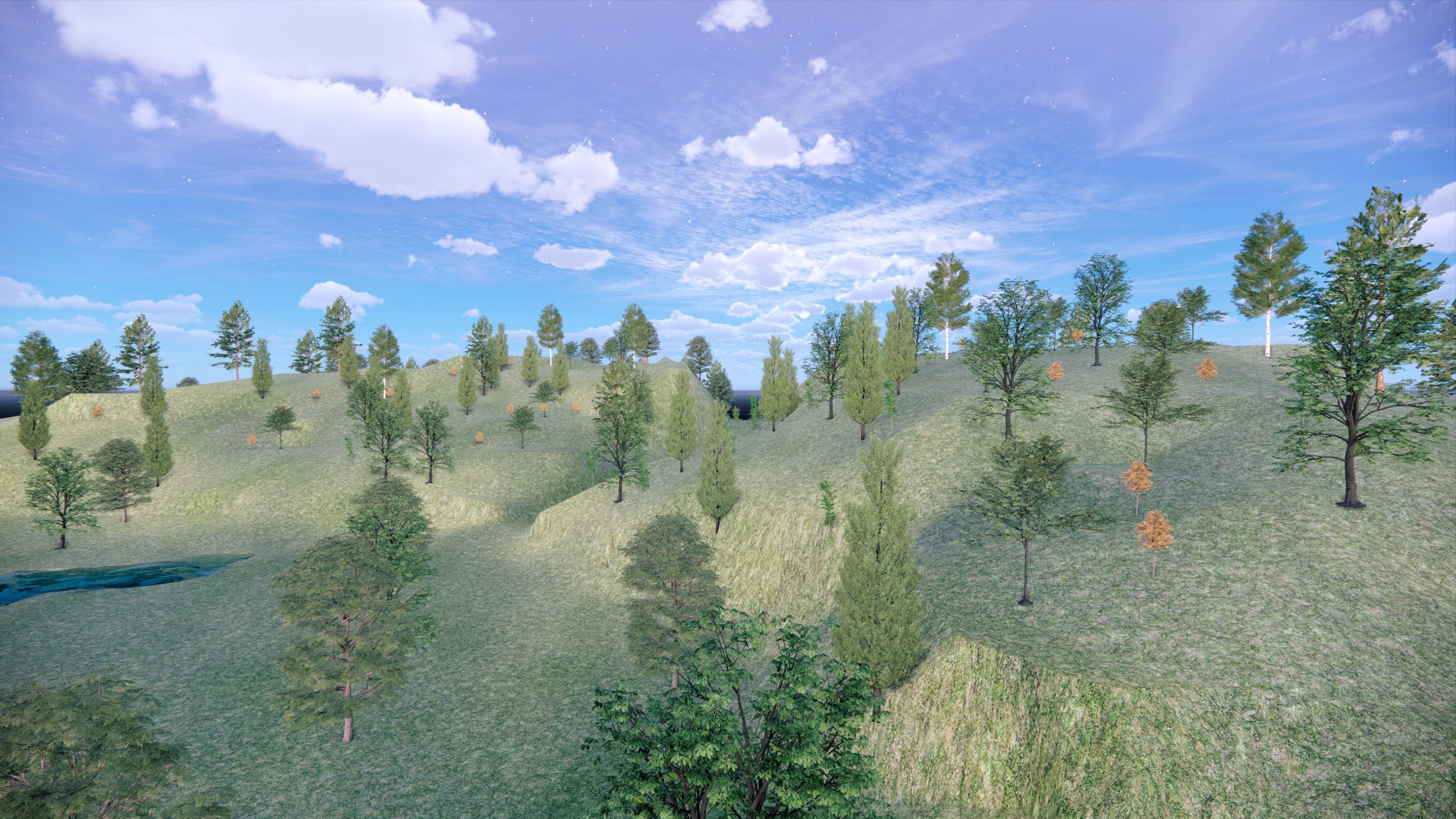 Hill Revit - Mountain Revit - Forest Revit 3D model | CGTrader