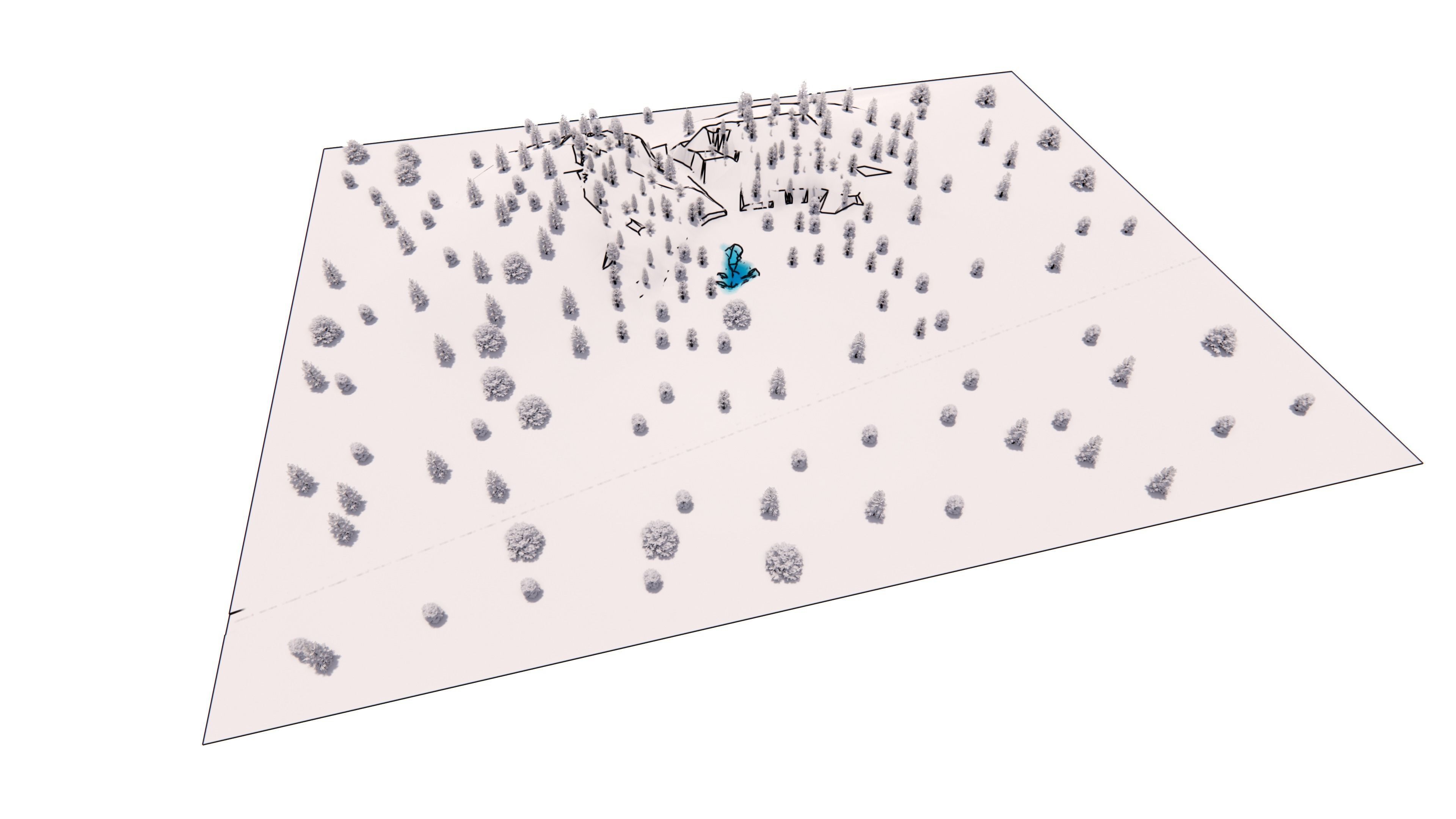 Hill Revit - Mountain Revit - Forest Revit 3D model | CGTrader