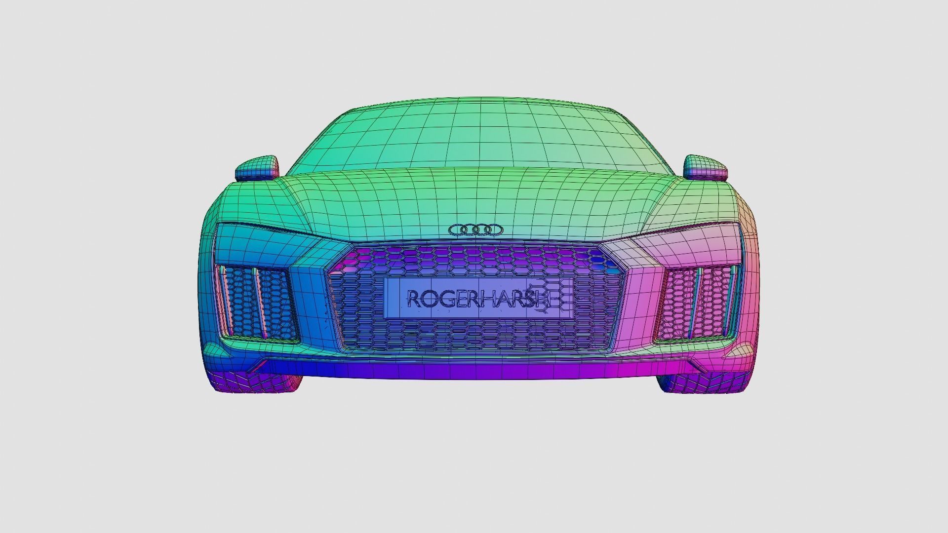 Audi R8 V10 Plus 3D model 3D model animated | CGTrader