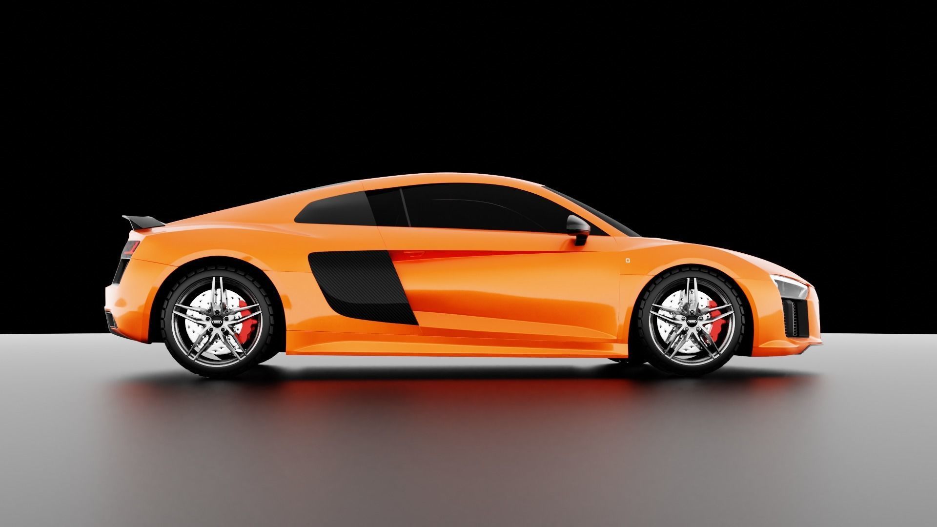 Audi R8 V10 Plus 3D model 3D model animated | CGTrader