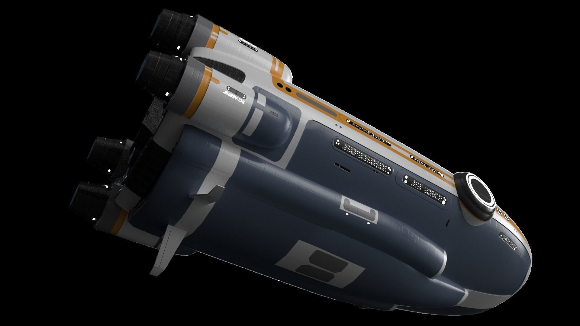 Aurora Spaceship 3D model | CGTrader