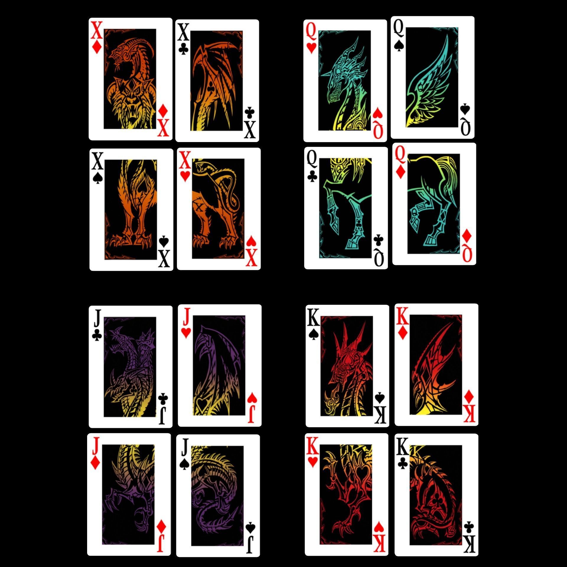 3D model Poker Card Deck Drump Set VR / AR / low-poly | CGTrader