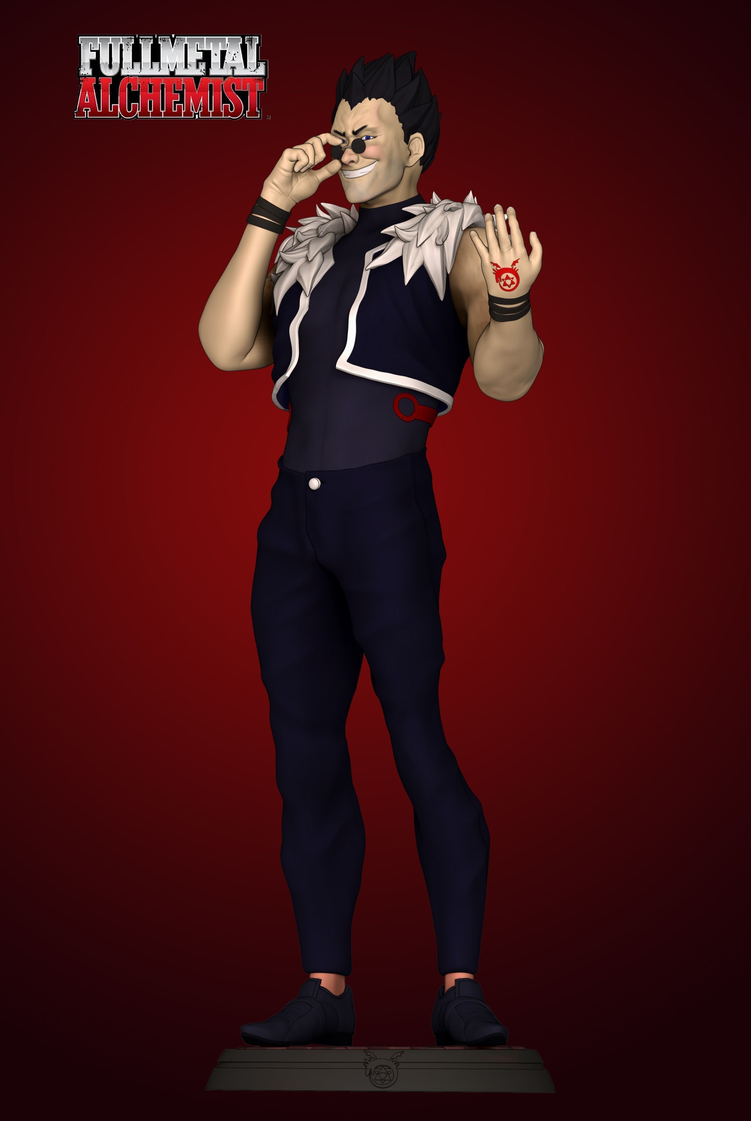 Greed-Fullmetal Alchemist 3D model 3D printable | CGTrader