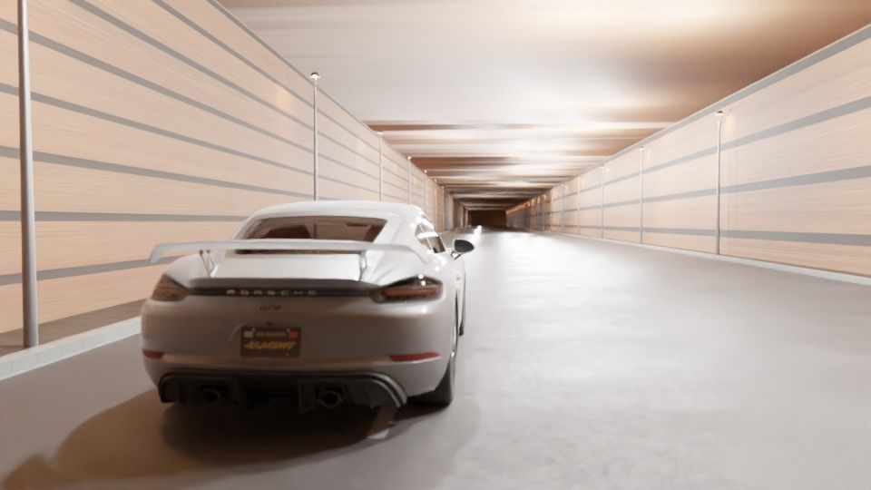 Porche Car racing 3D model animated rigged | CGTrader