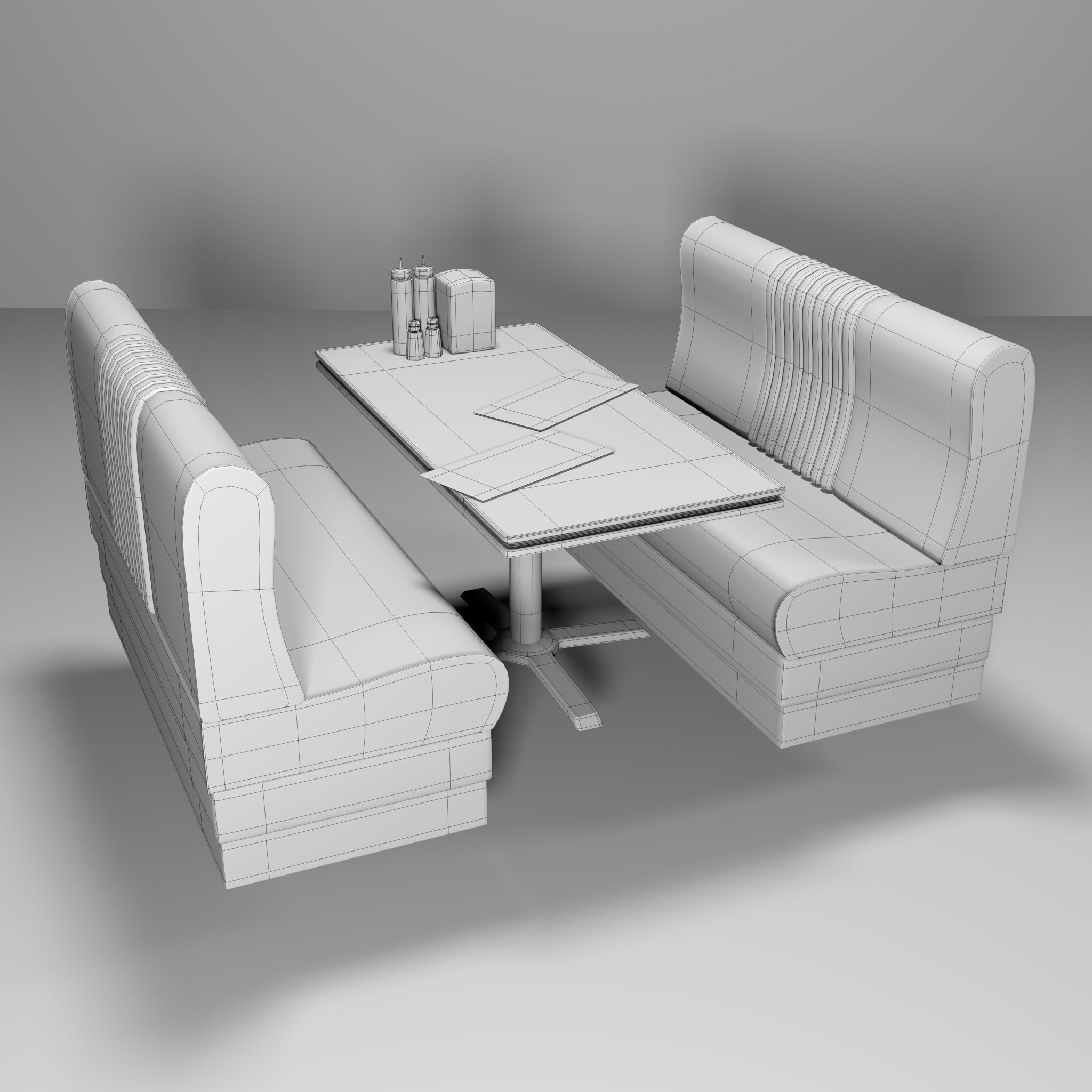 American Dining 3D Model 3D model | CGTrader