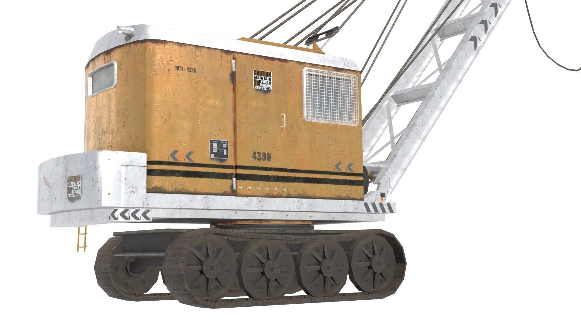 3D model Crawler Crane VR / AR / low-poly | CGTrader