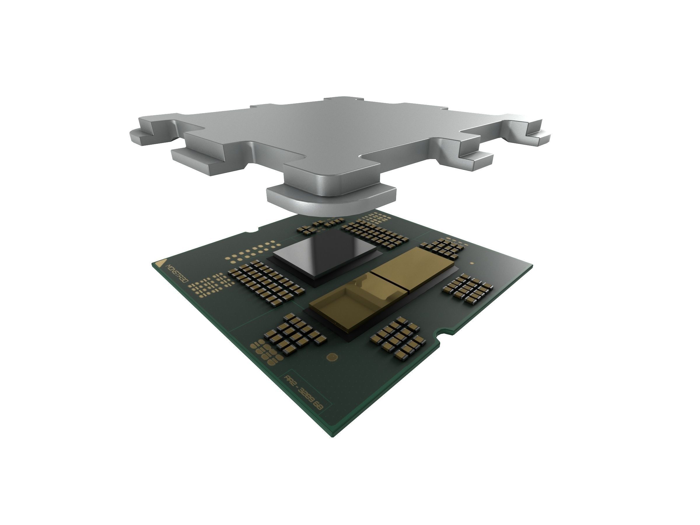 3D model AMD Ryzen 7 7950X Game asset VR / AR / low-poly | CGTrader