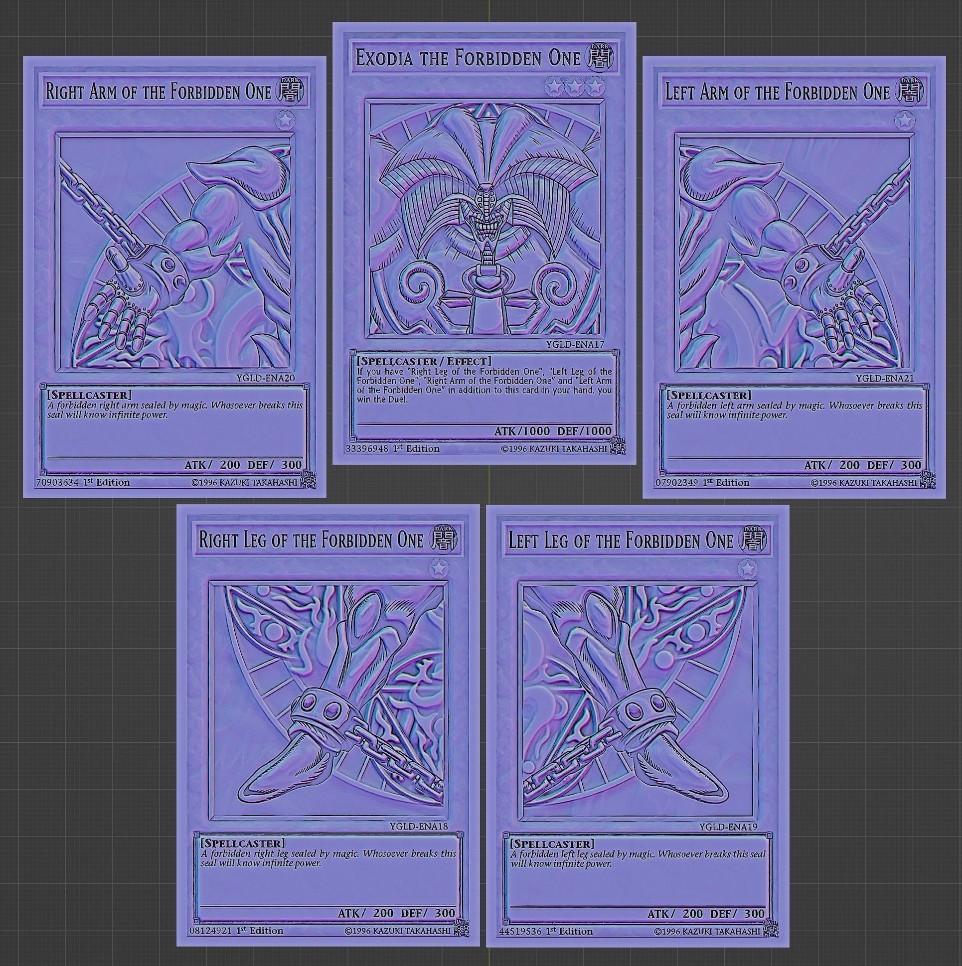 Exodia The Forbidden one -Yugioh 3D model 3D printable | CGTrader